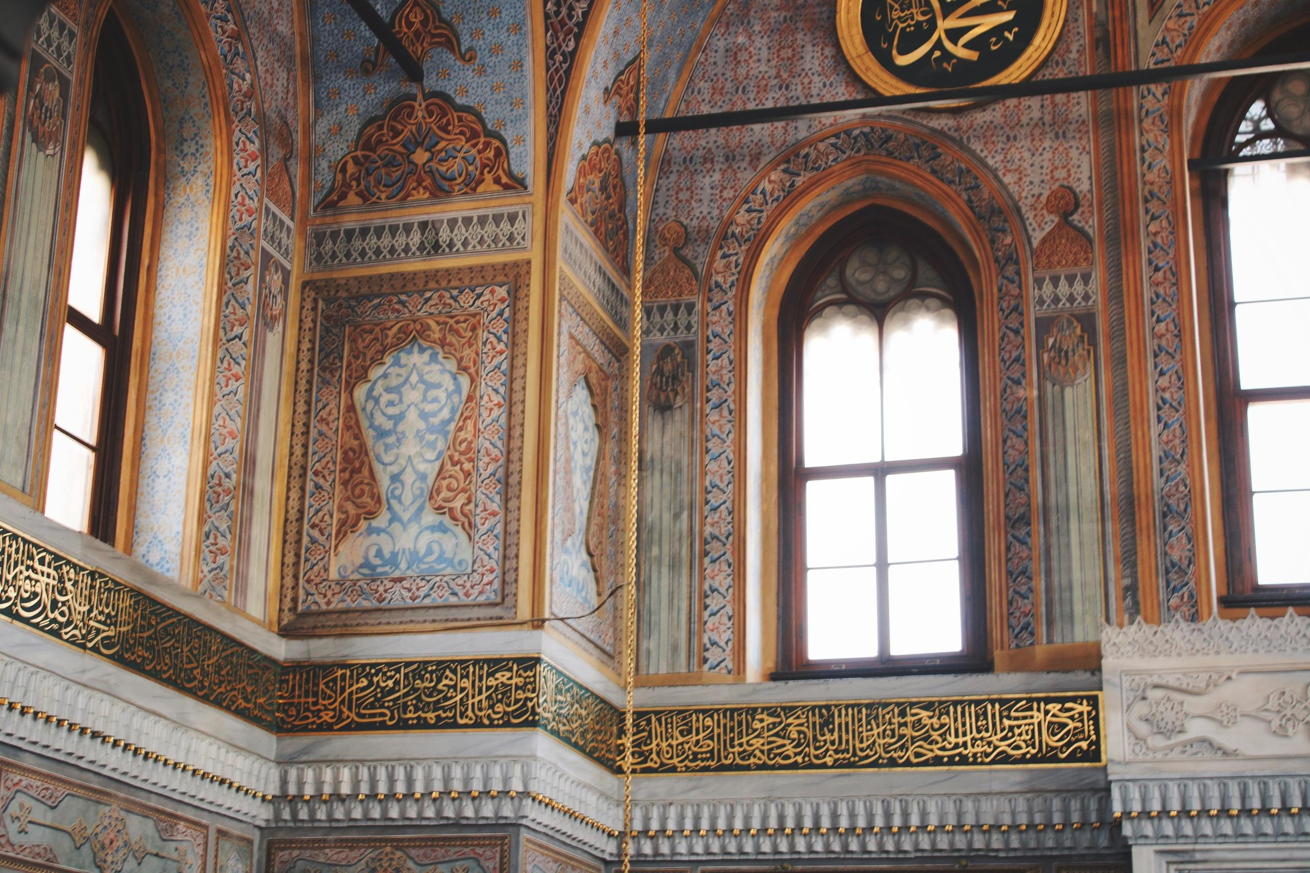 Intricate Interior of Ottoman Style Mosque · Free Stock Photo