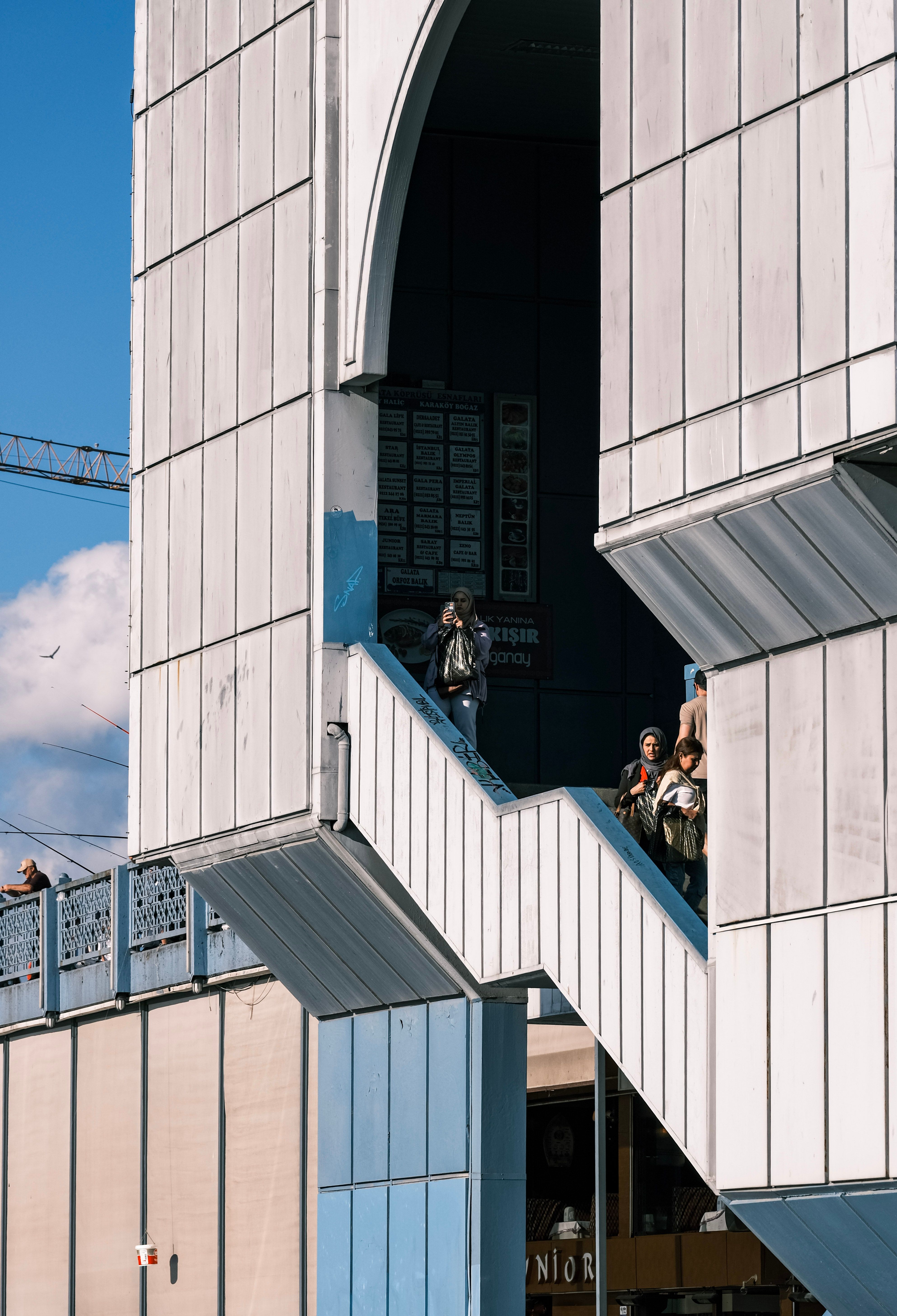 Urban Architecture with People on Stairs · Free Stock Photo