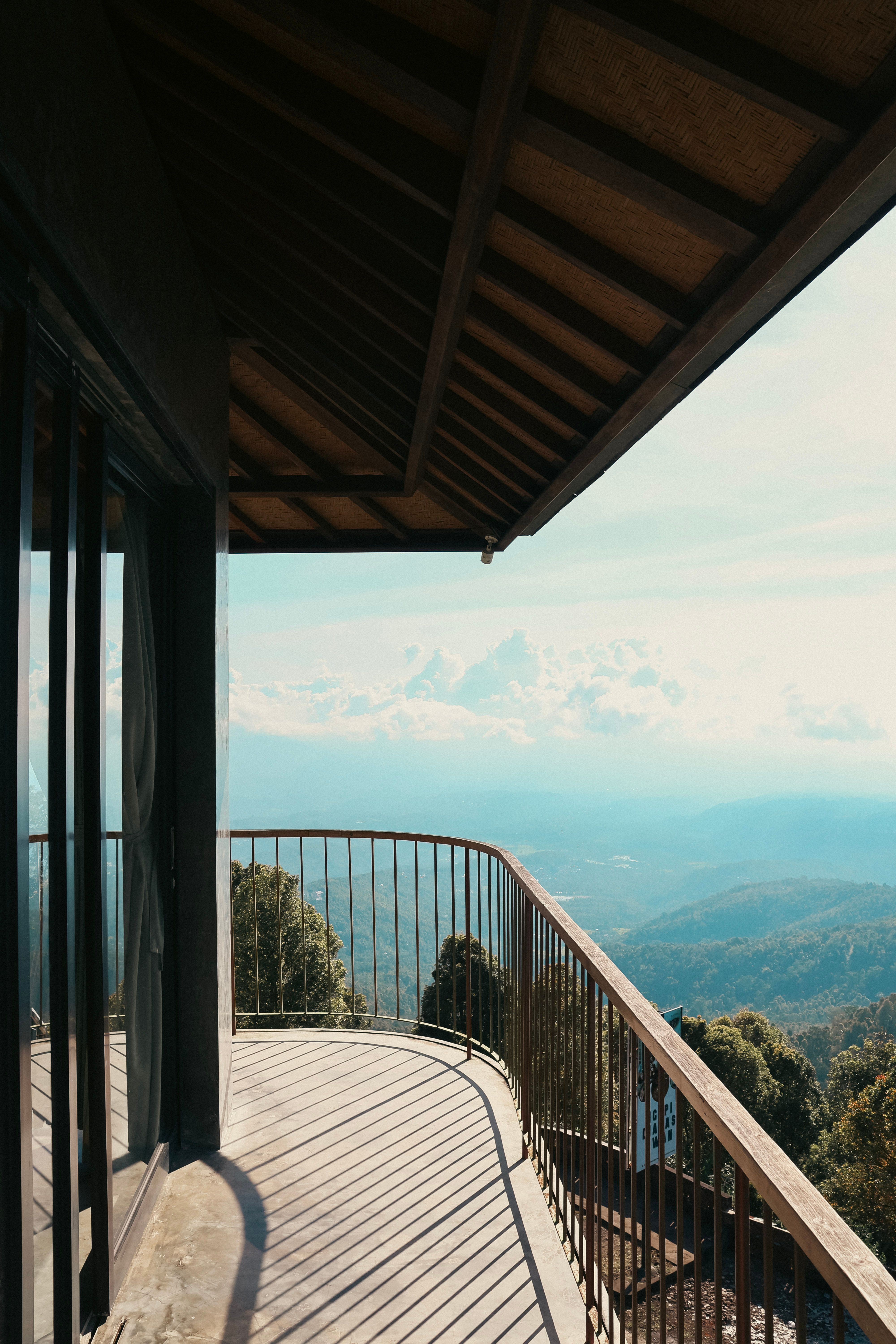 Scenic Mountain View from a Bali Balcony · Free Stock Photo