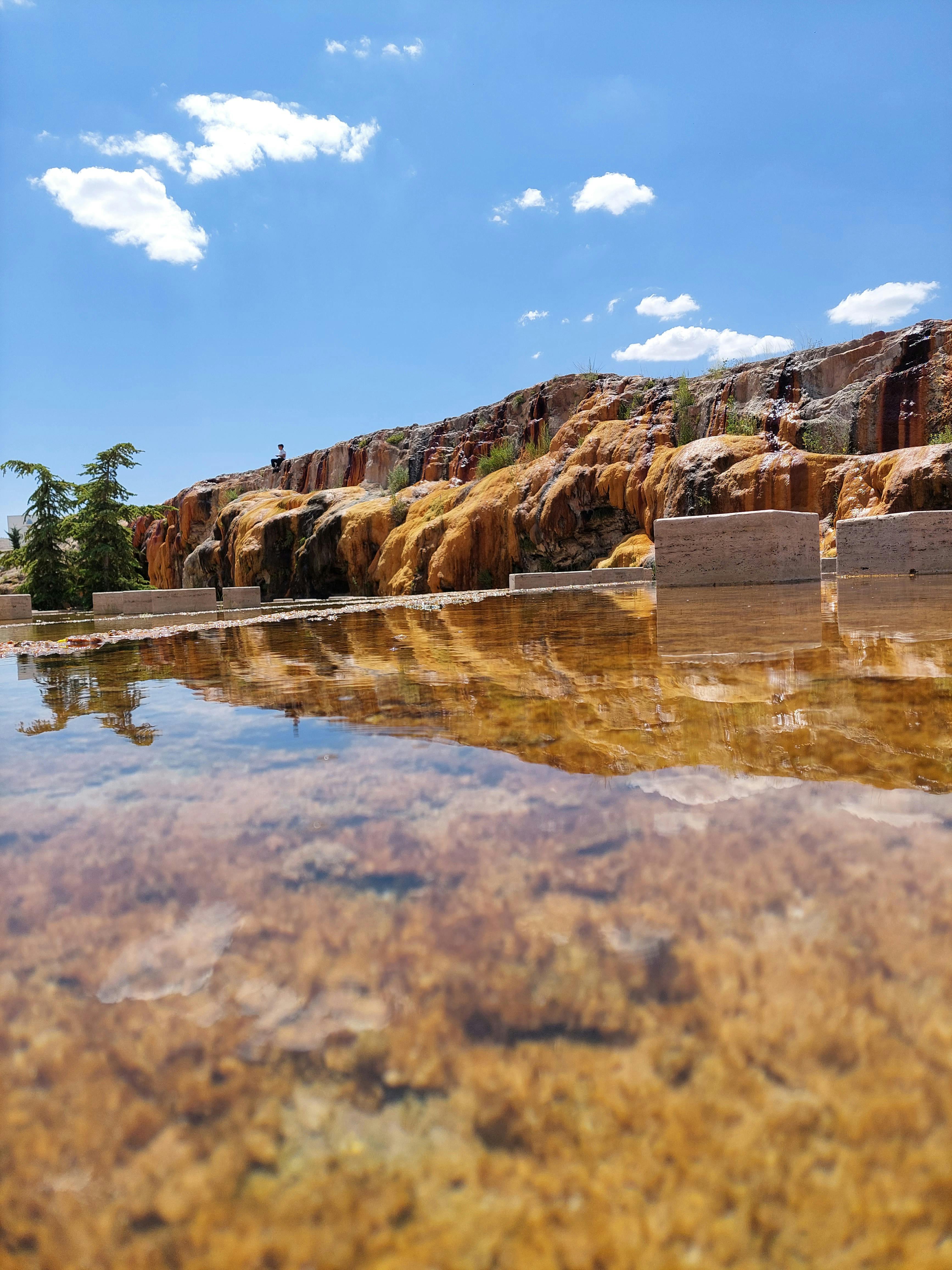 Reflective Rock Formations in Türkiye · Free Stock Photo