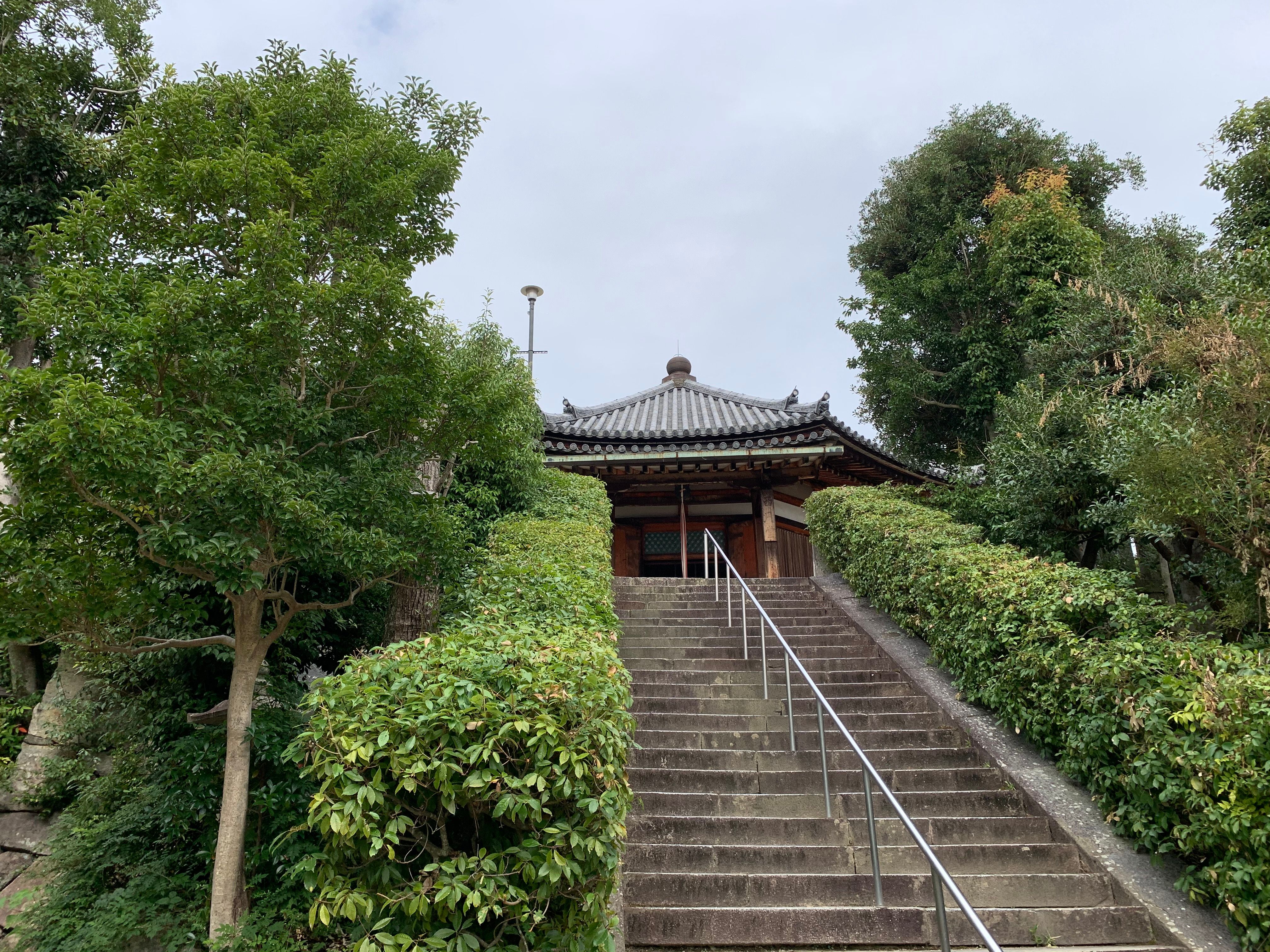 Traditional Japanese Temple with Stone Staircase · Free Stock Photo