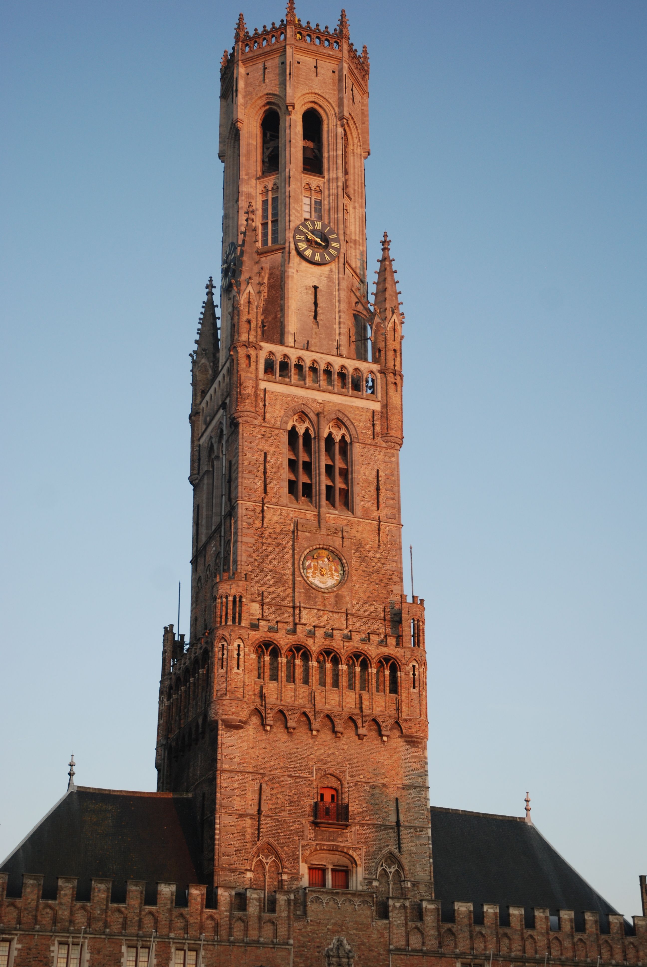 Belfry of Bruges at Sunset · Free Stock Photo