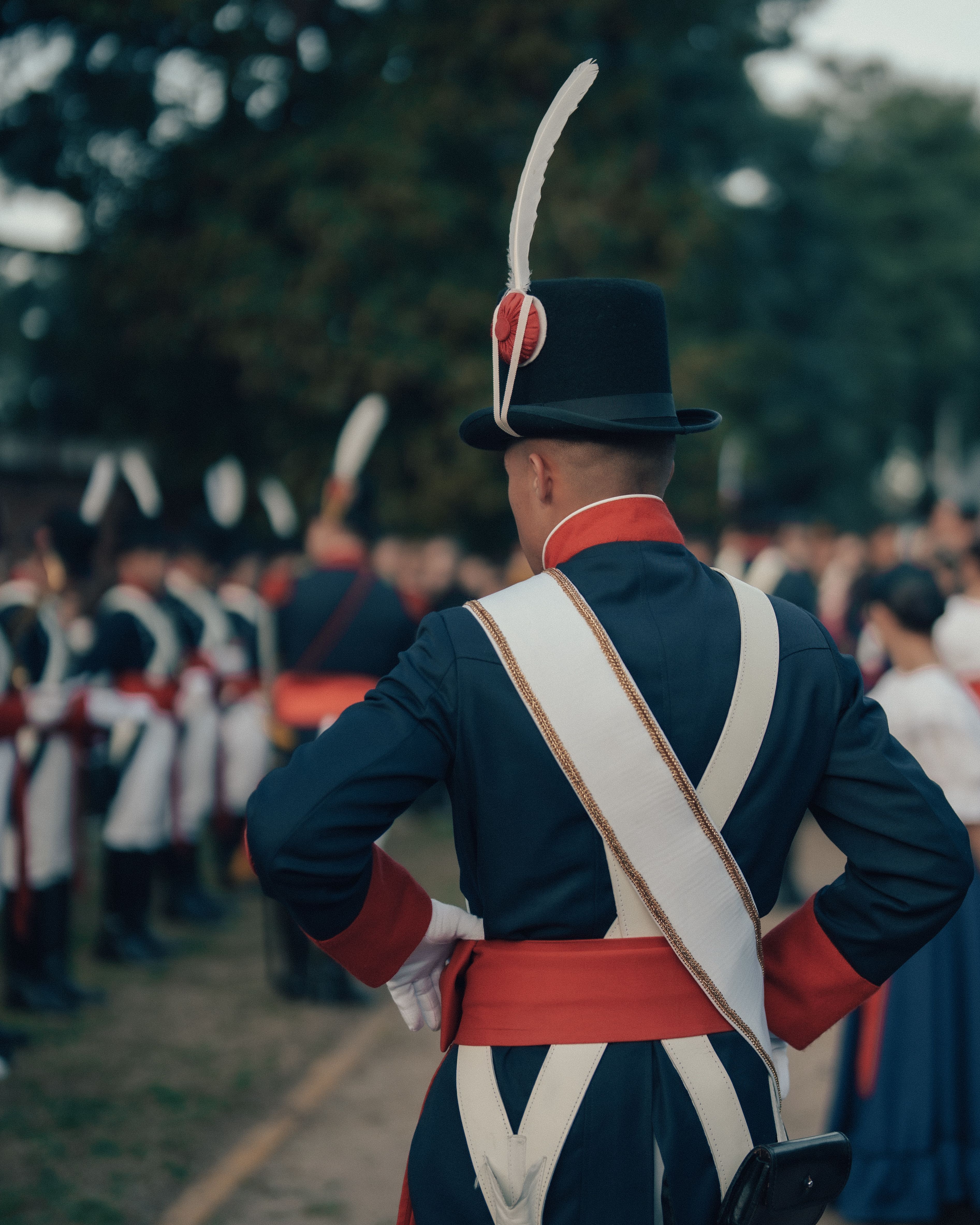 Colonial Soldier in Historical Reenactment Event · Free Stock Photo