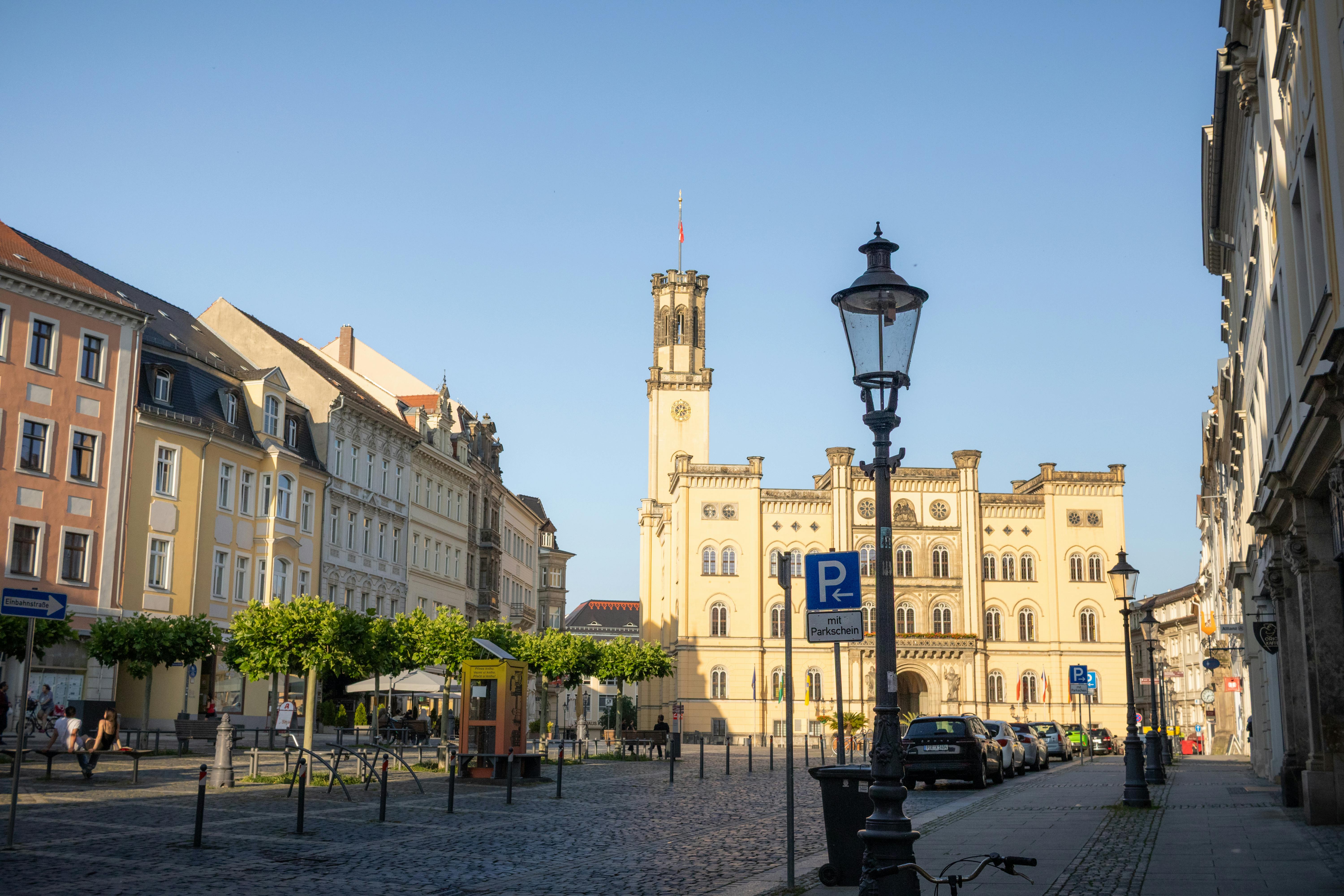 Zittau Town Hall in Morning Light, Germany · Free Stock Photo
