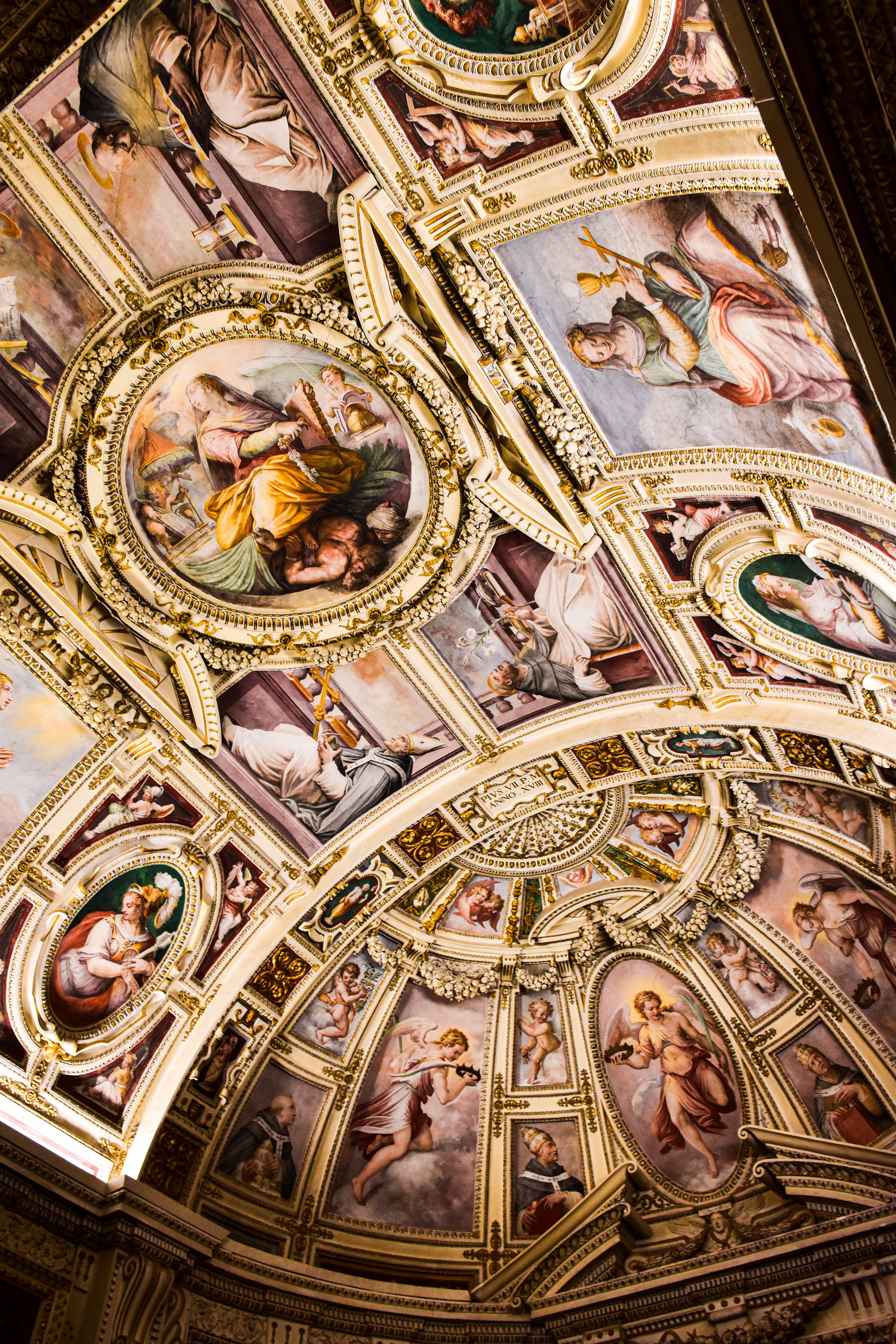 Sistine Chapel Ceiling Frescoes in Vatican City · Free Stock Photo