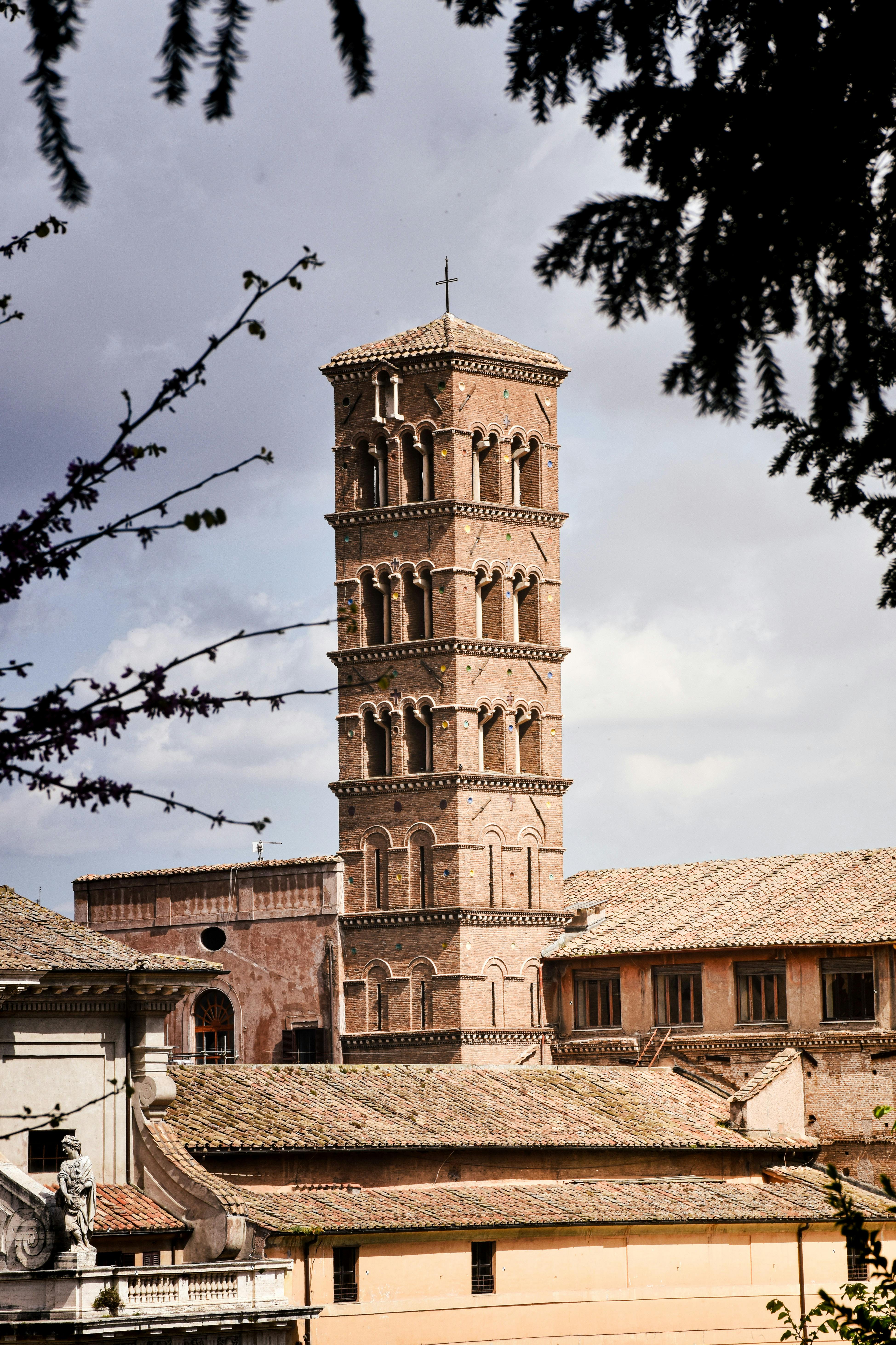 Historic Roman Bell Tower in Lazio, Italy · Free Stock Photo