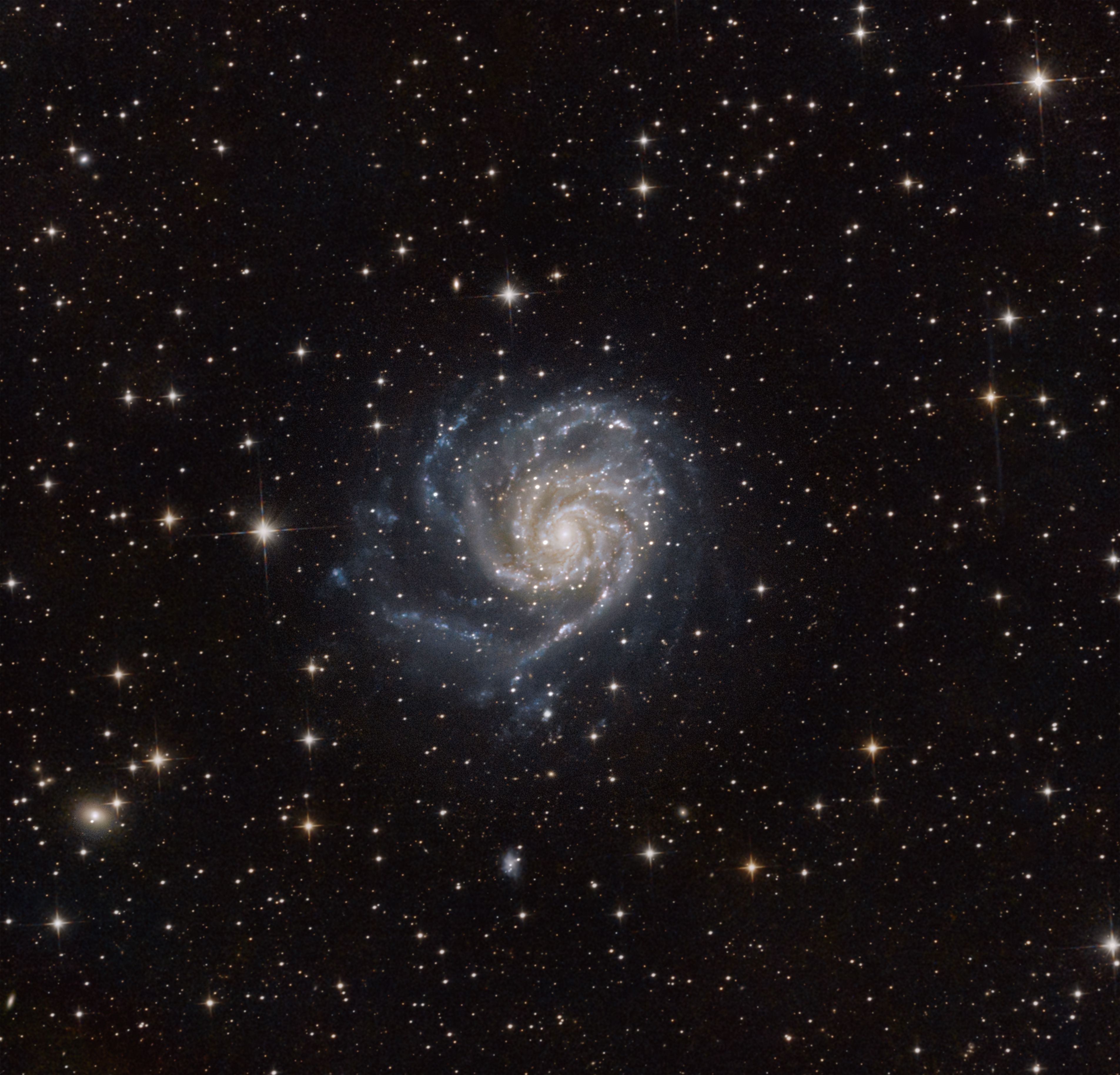 Vue Imprenable Sur La Galaxie Du Moulinet Messier 101 · Photo gratuite
