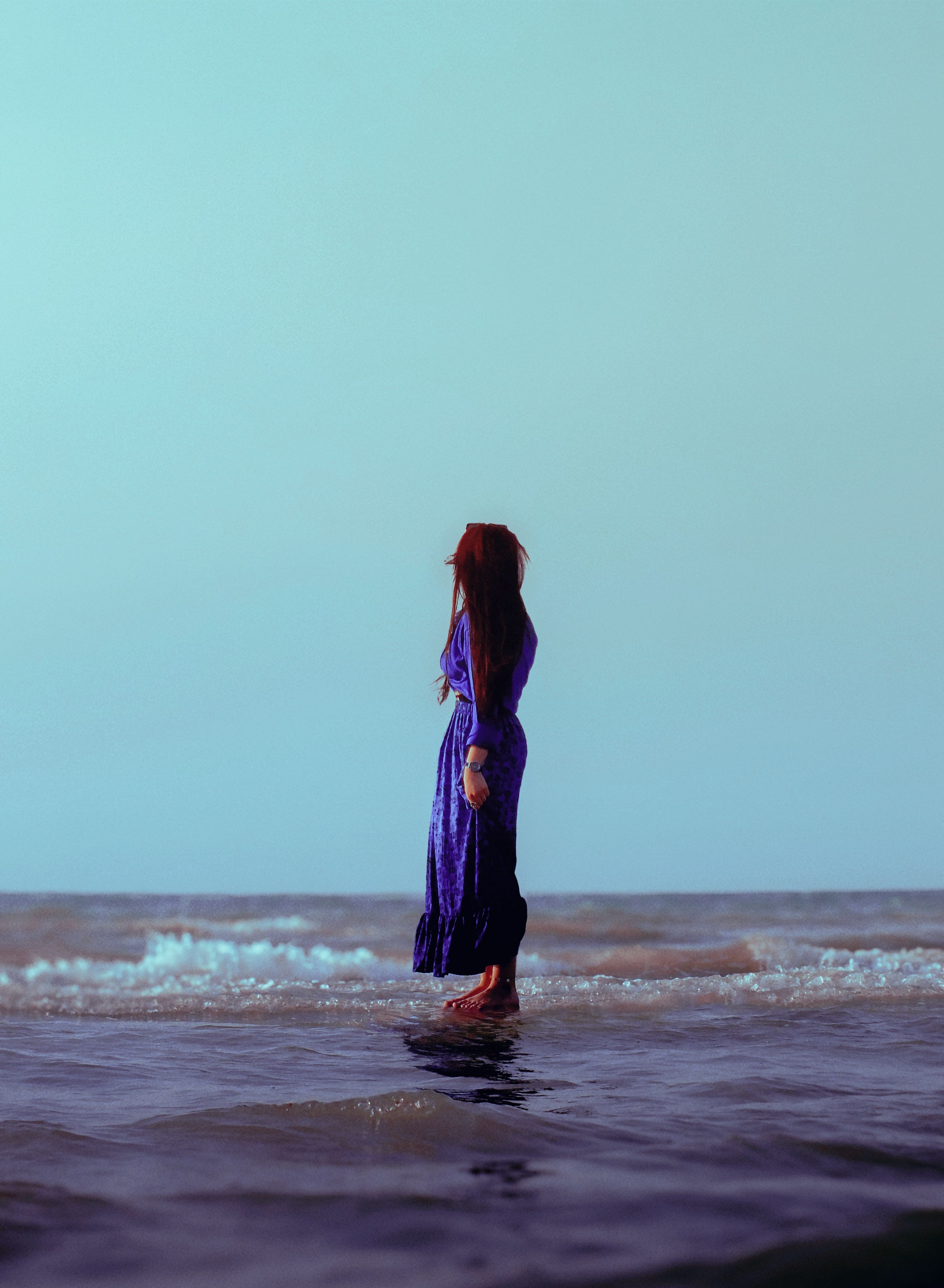 Women Standing In The Ocean Photos, Download The BEST Free Women ...