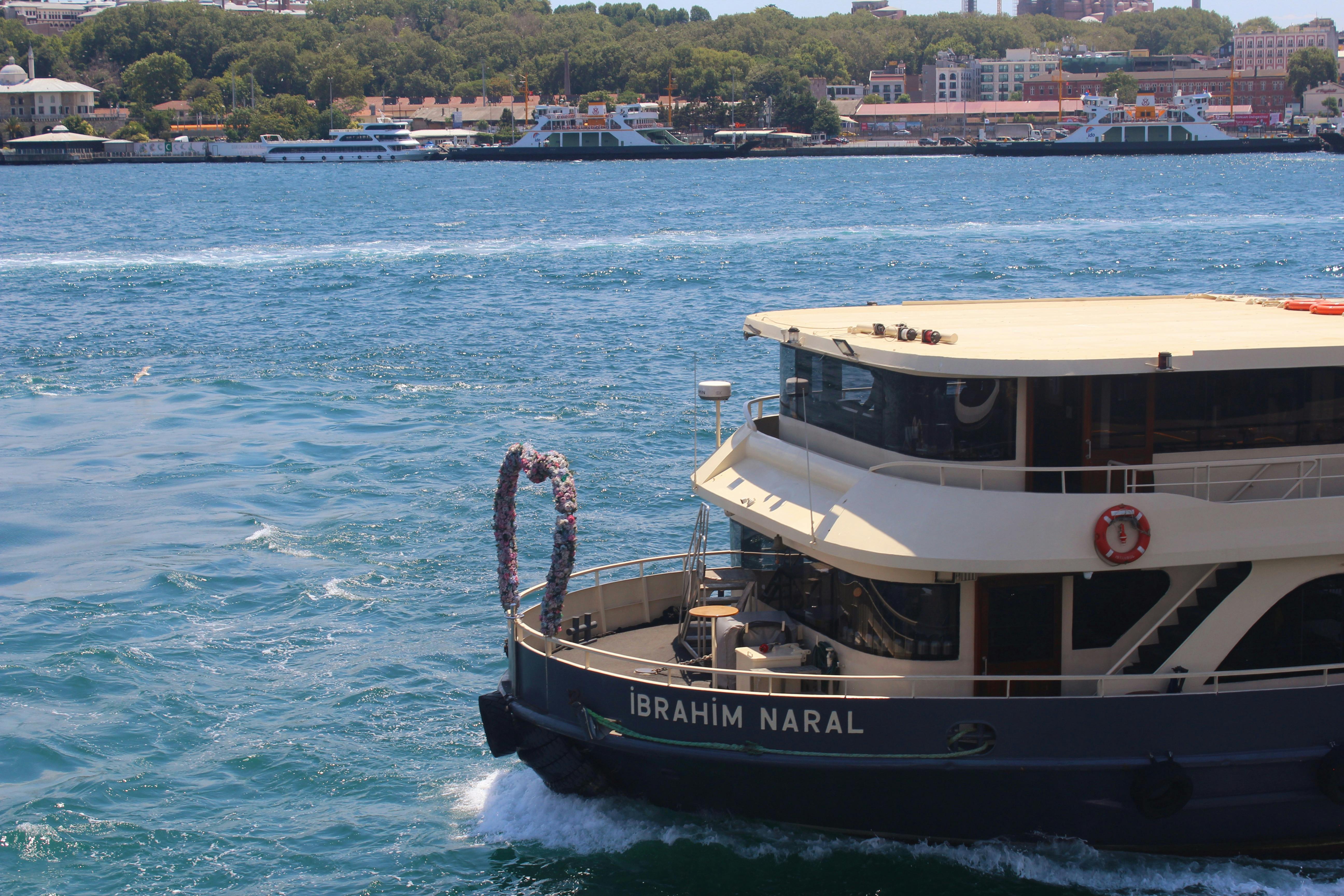 Scenic Ferry Ride on the Bosphorus Strait · Free Stock Photo