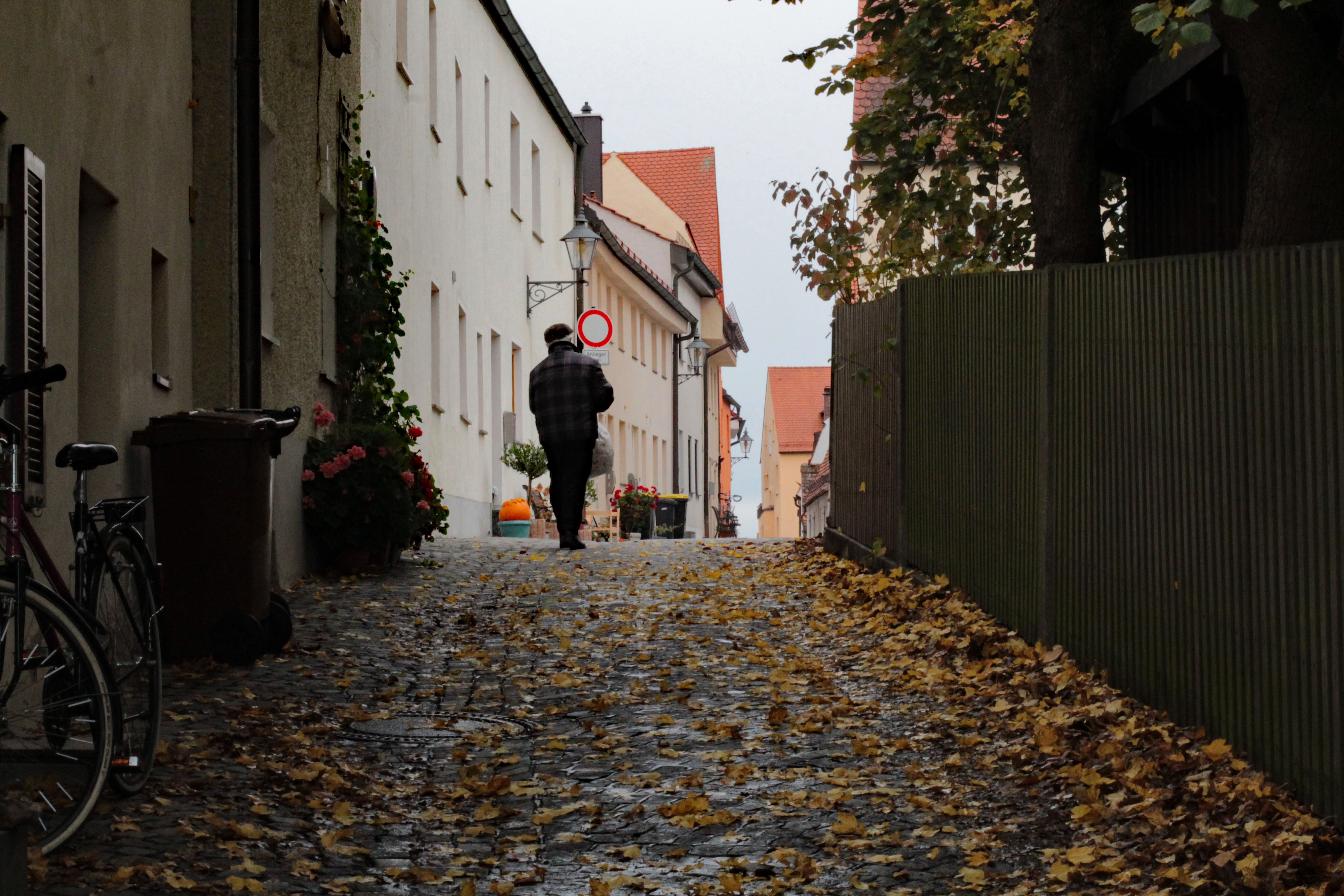 Charming Alleyway in Autumn, Aichach, Germany · Free Stock Photo
