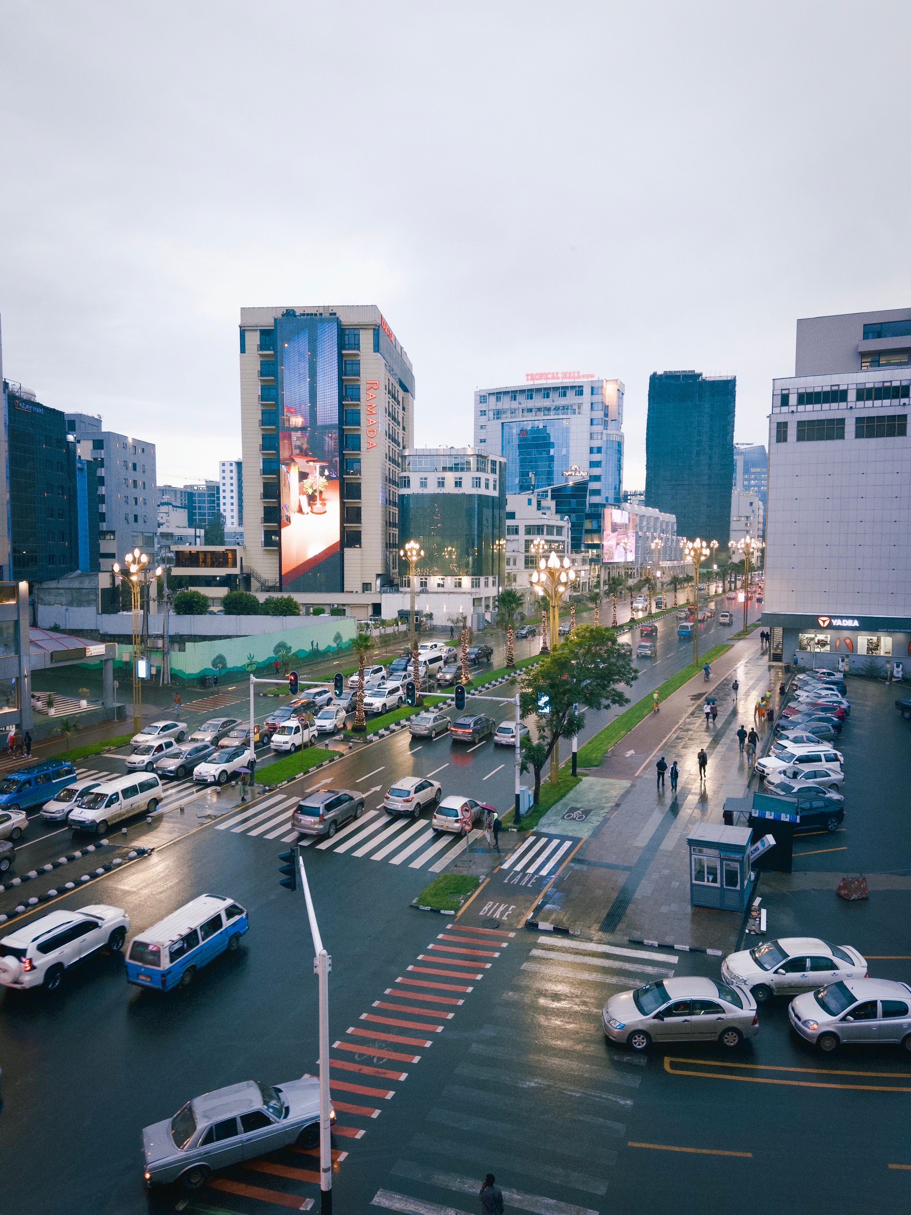 High Angle View of City Scape · Free Stock Photo