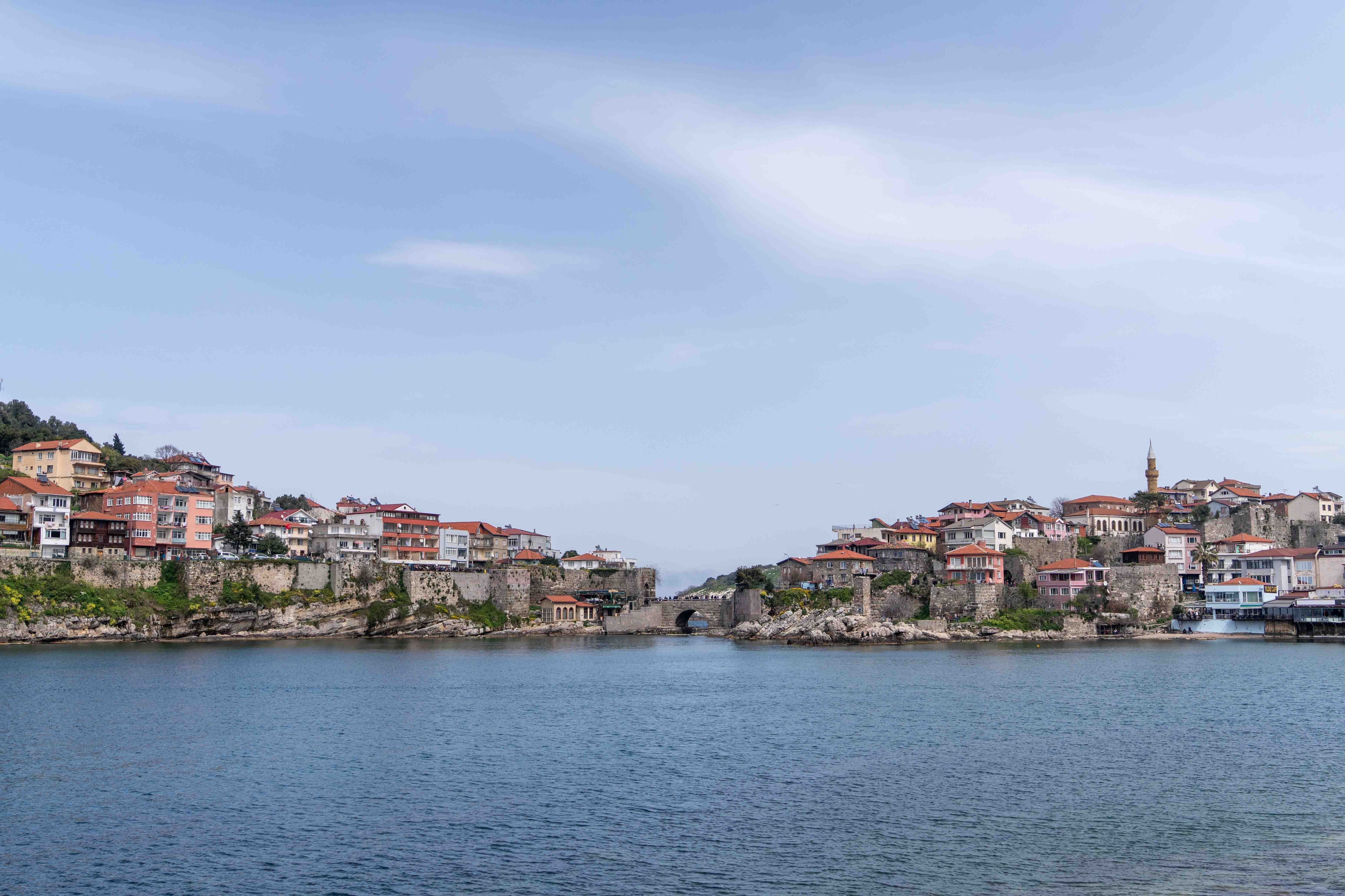Picturesque Coastal Townscape with Historical Architecture · Free Stock ...