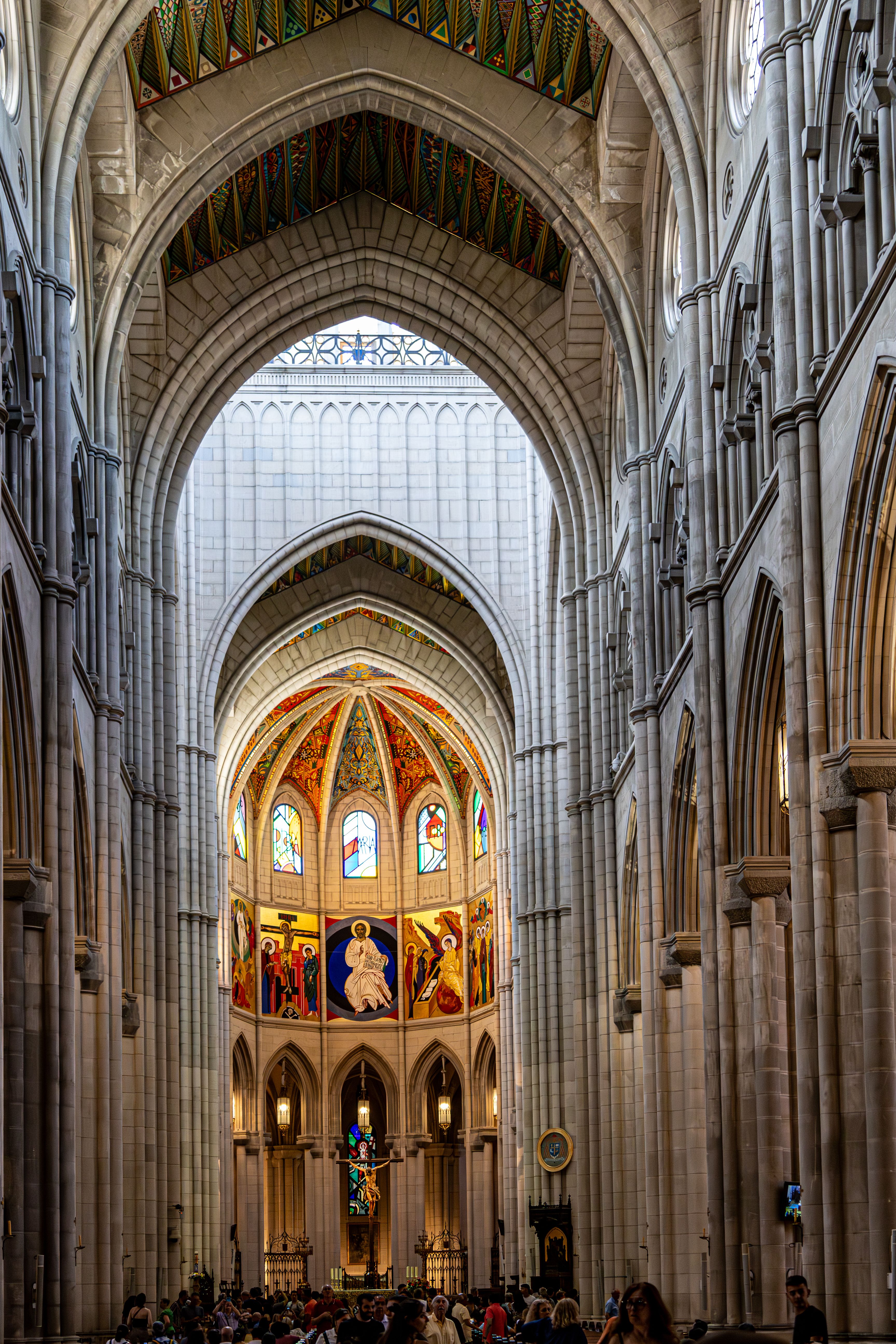Magnificent Interior of Almudena Cathedral in Madrid · Free Stock Photo