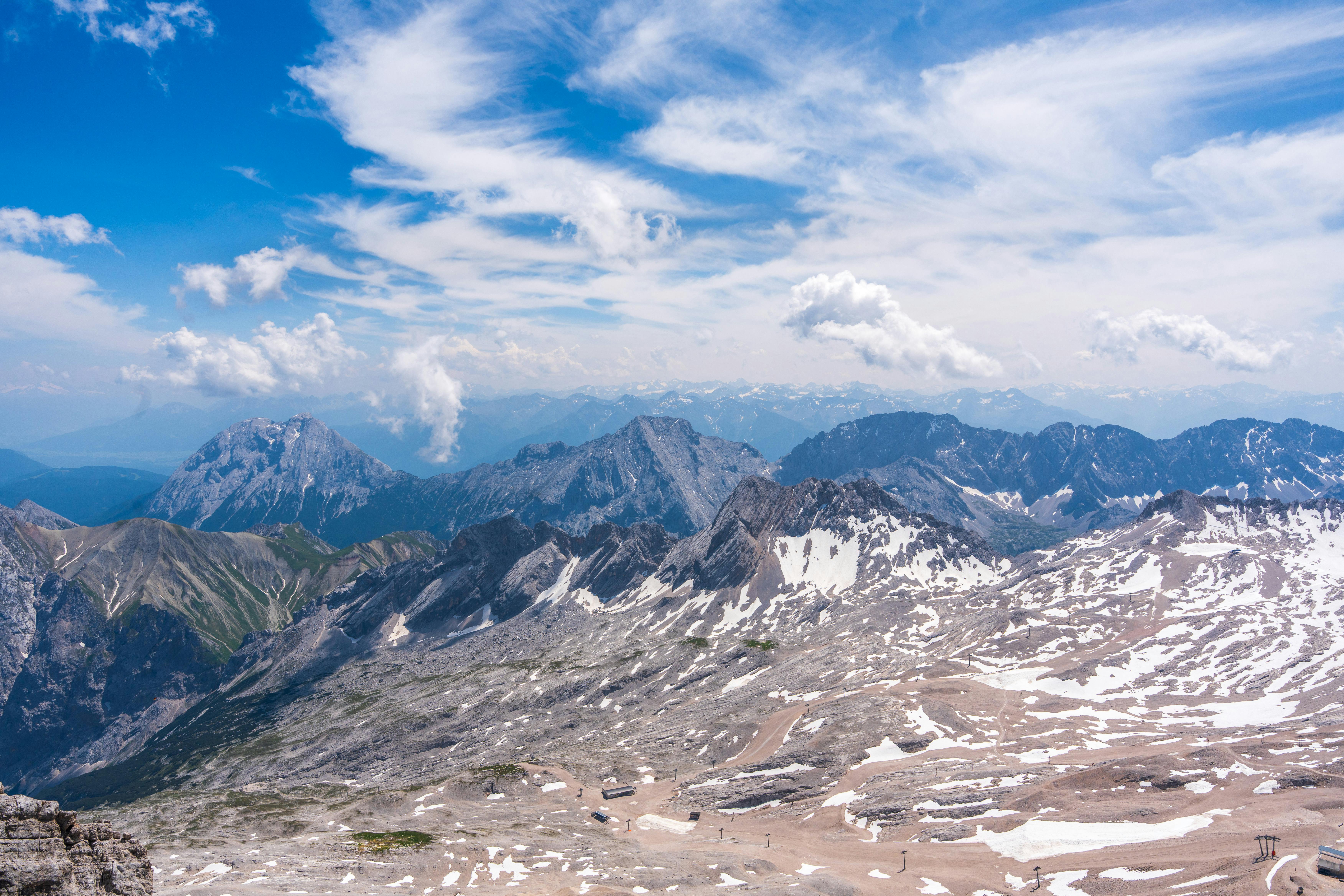 Stunning Bavarian Alps Mountain Range View · Free Stock Photo