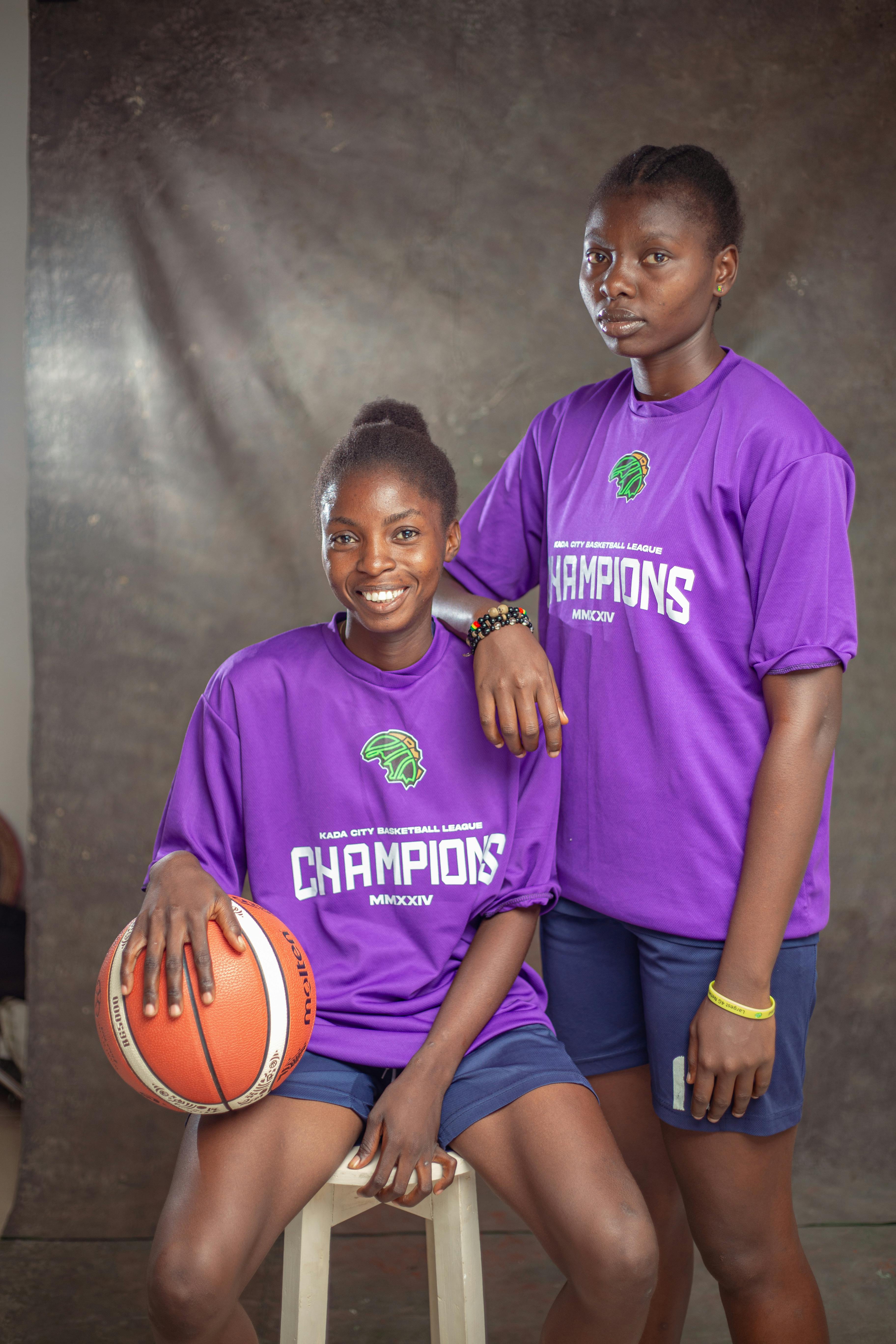 Youth Basketball Champions Portrait with Trophy · Free Stock Photo