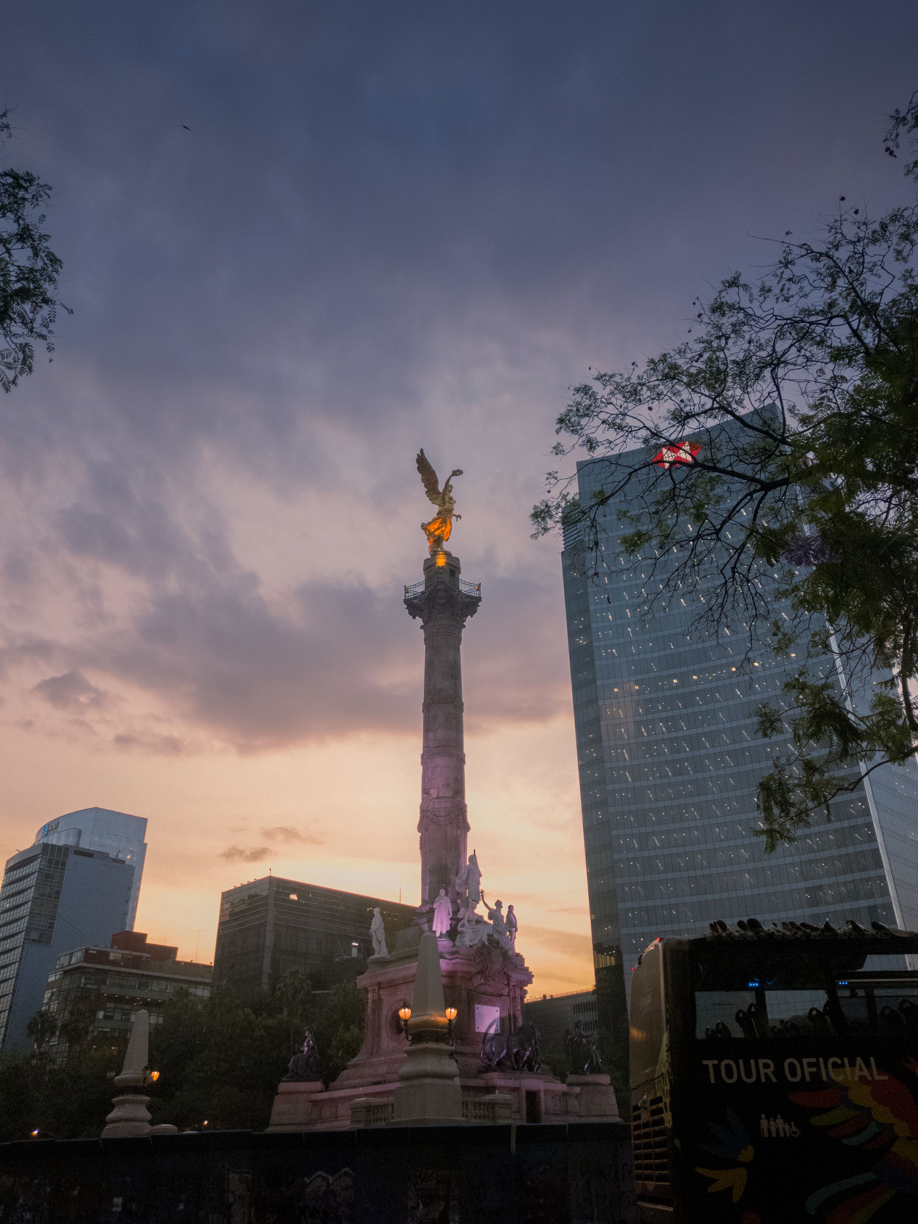 Angel of Independence at Sunset in Mexico City · Free Stock Photo