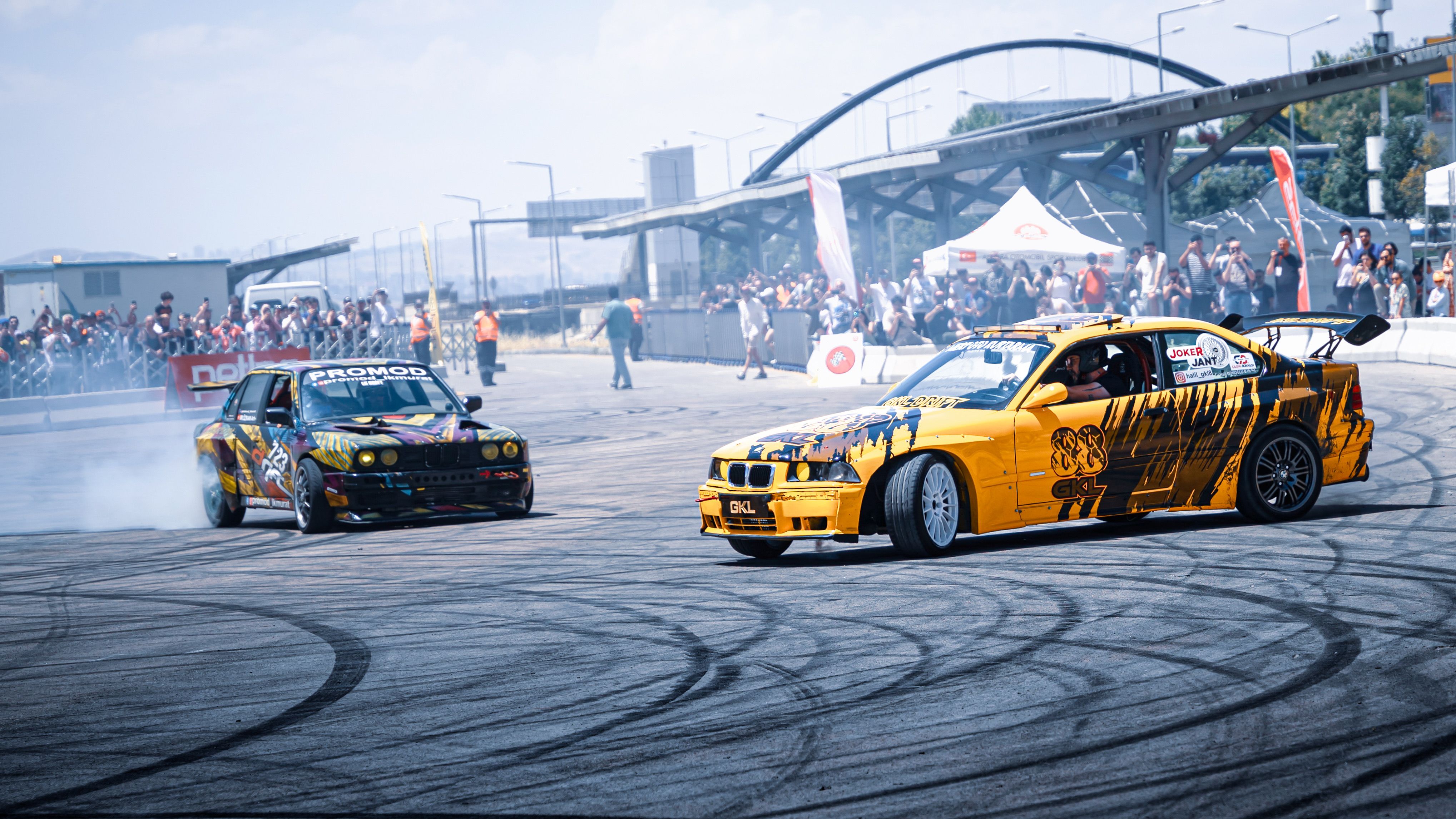 Thrilling Car Drift Racing Event in Ankara · Free Stock Photo