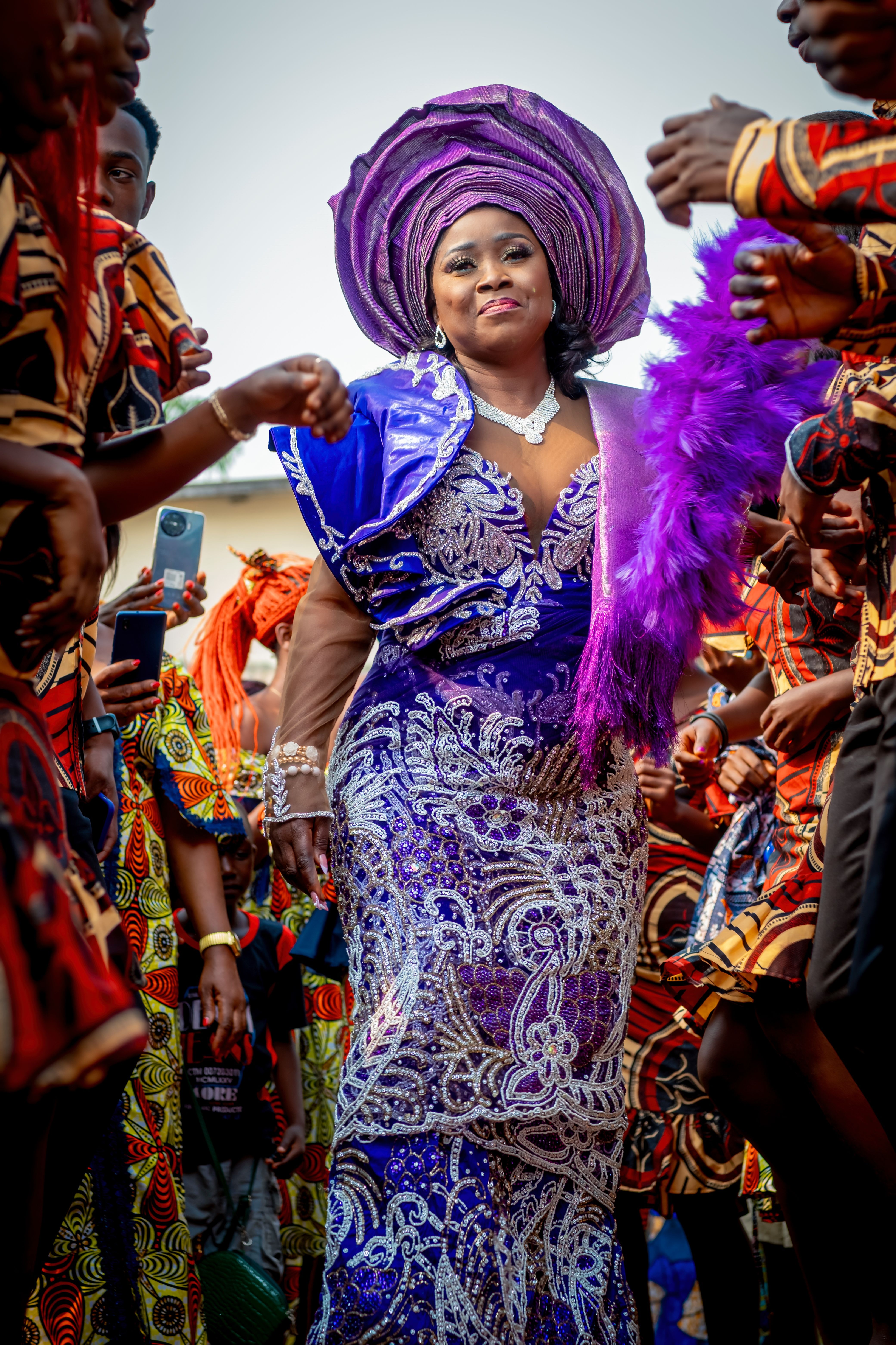 Vibrant Traditional African Celebration Parade · Free Stock Photo