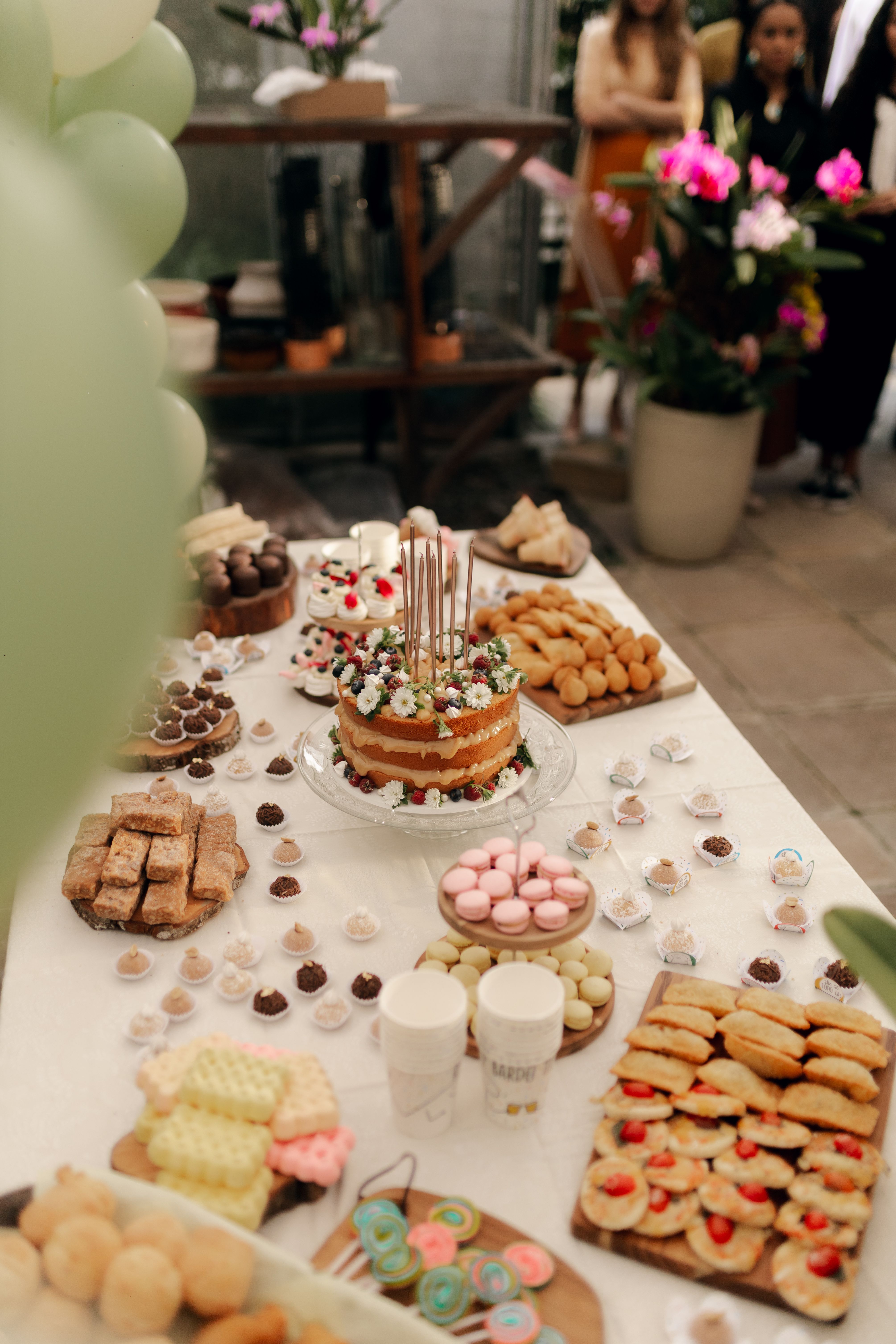 Elegant Dessert Table Setting with Assorted Desserts · Free Stock Photo