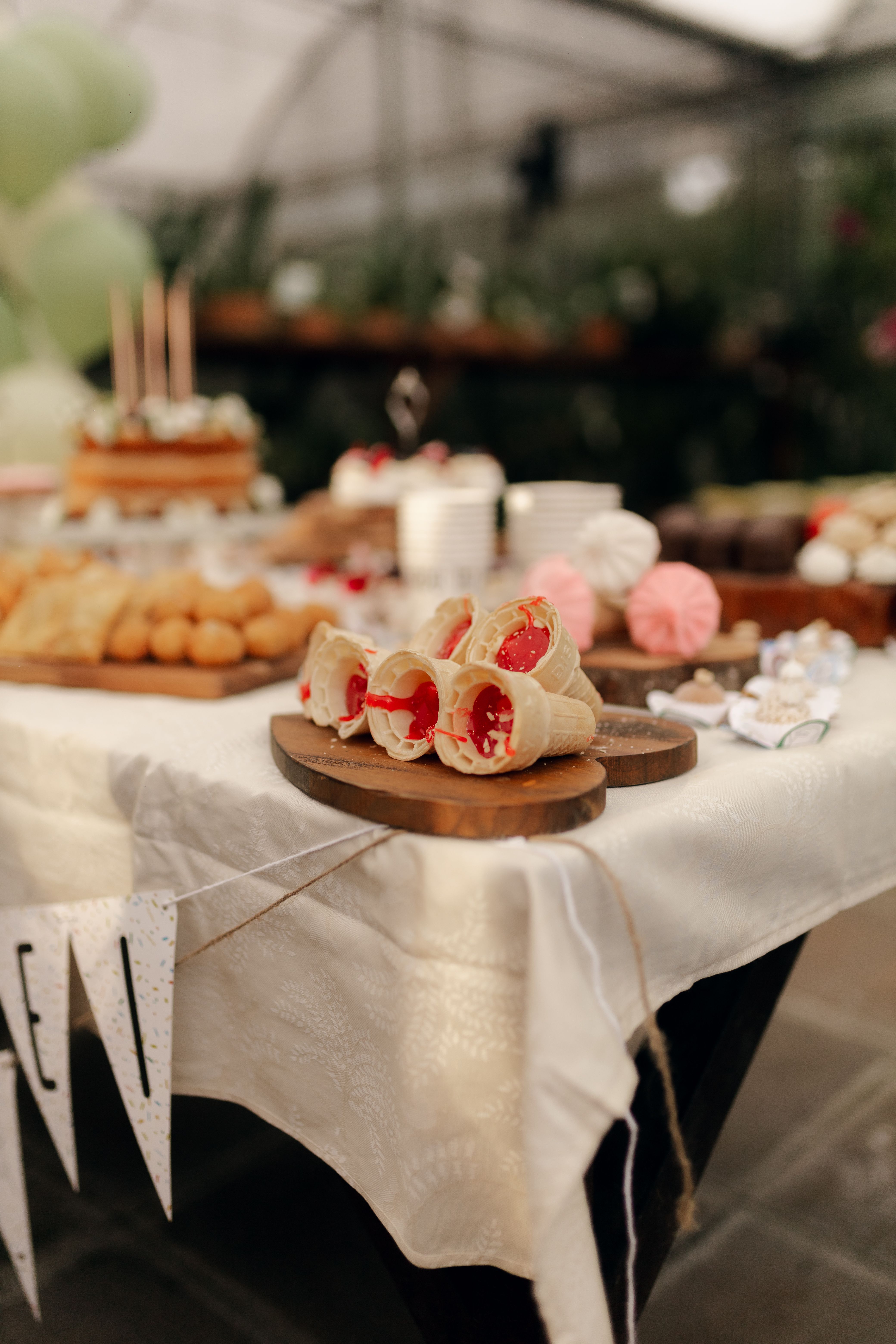 Elegant Dessert Table with Sweet Treats · Free Stock Photo