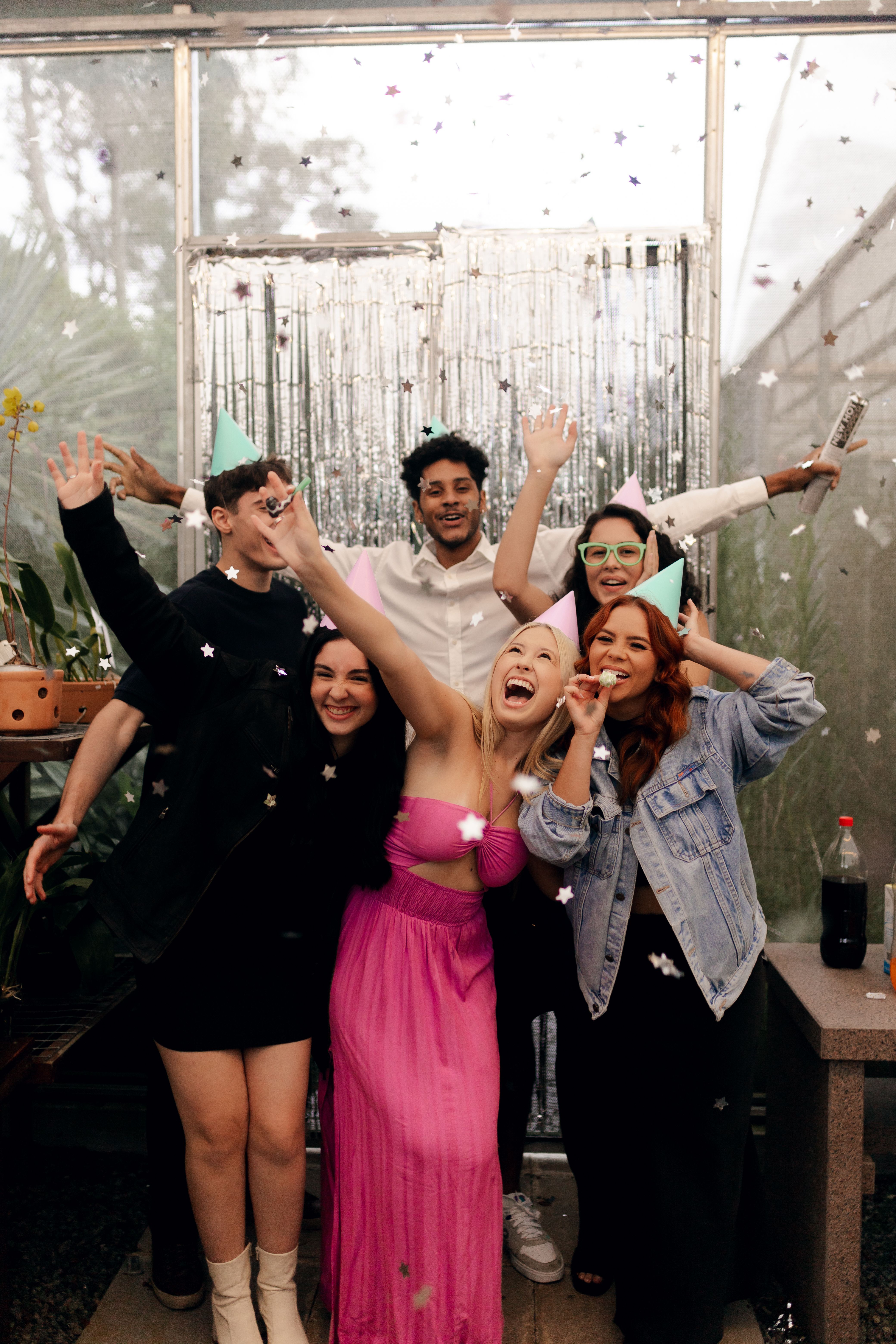 Joyful Group Celebrating at Indoor Party · Free Stock Photo