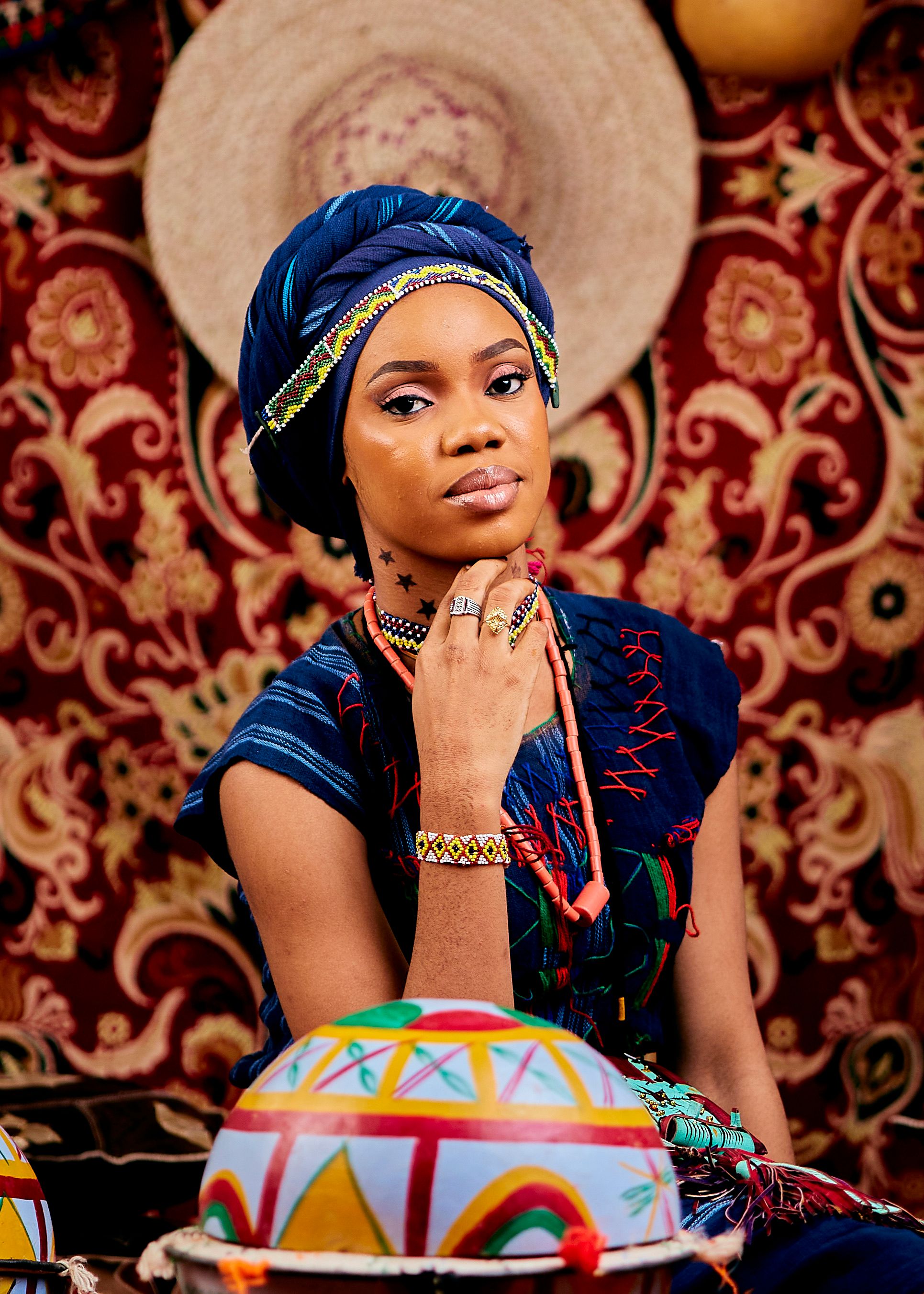 Portrait of Woman in Traditional African Attire · Free Stock Photo