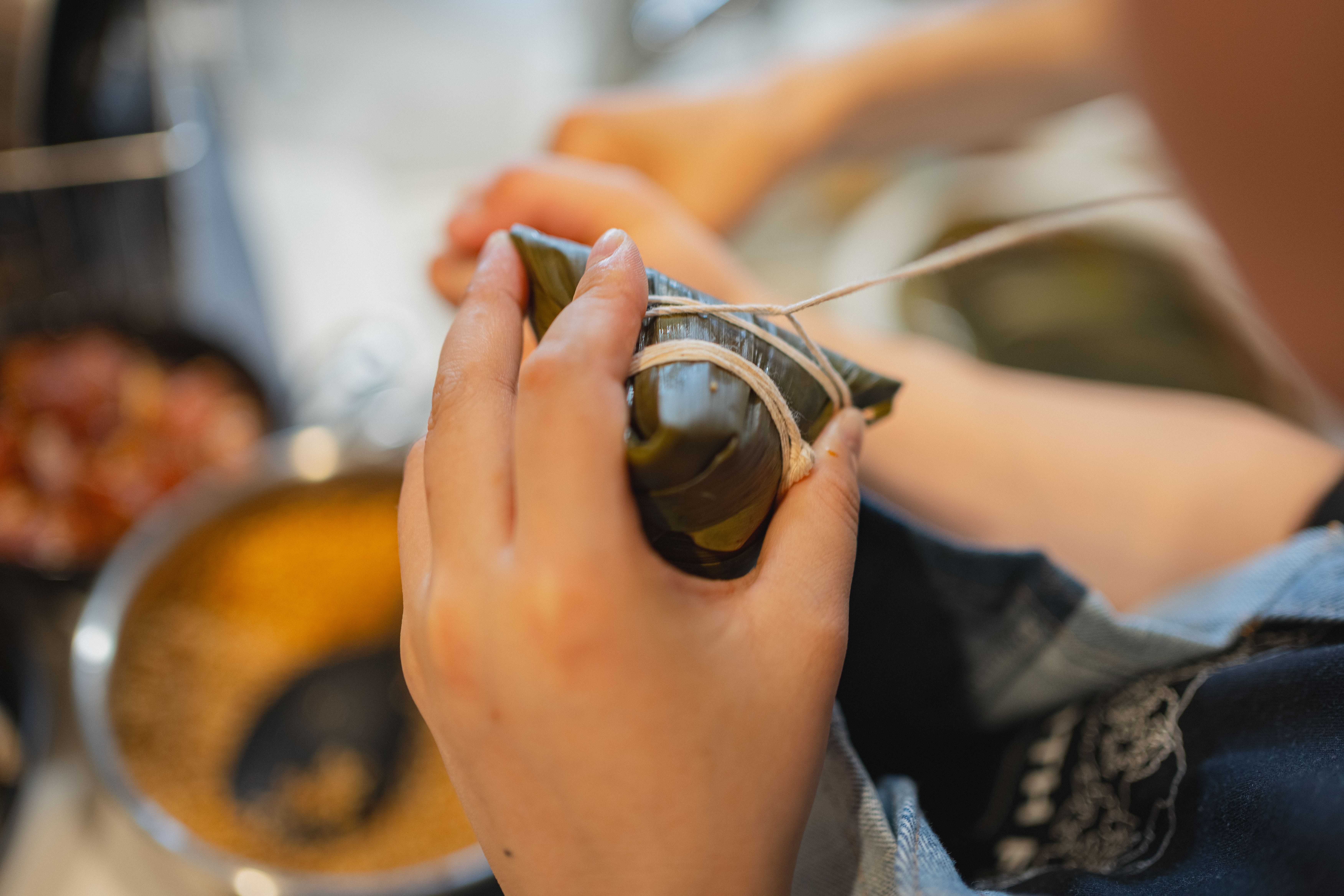 Handcrafting Traditional Japanese Rice Dumplings · Free Stock Photo