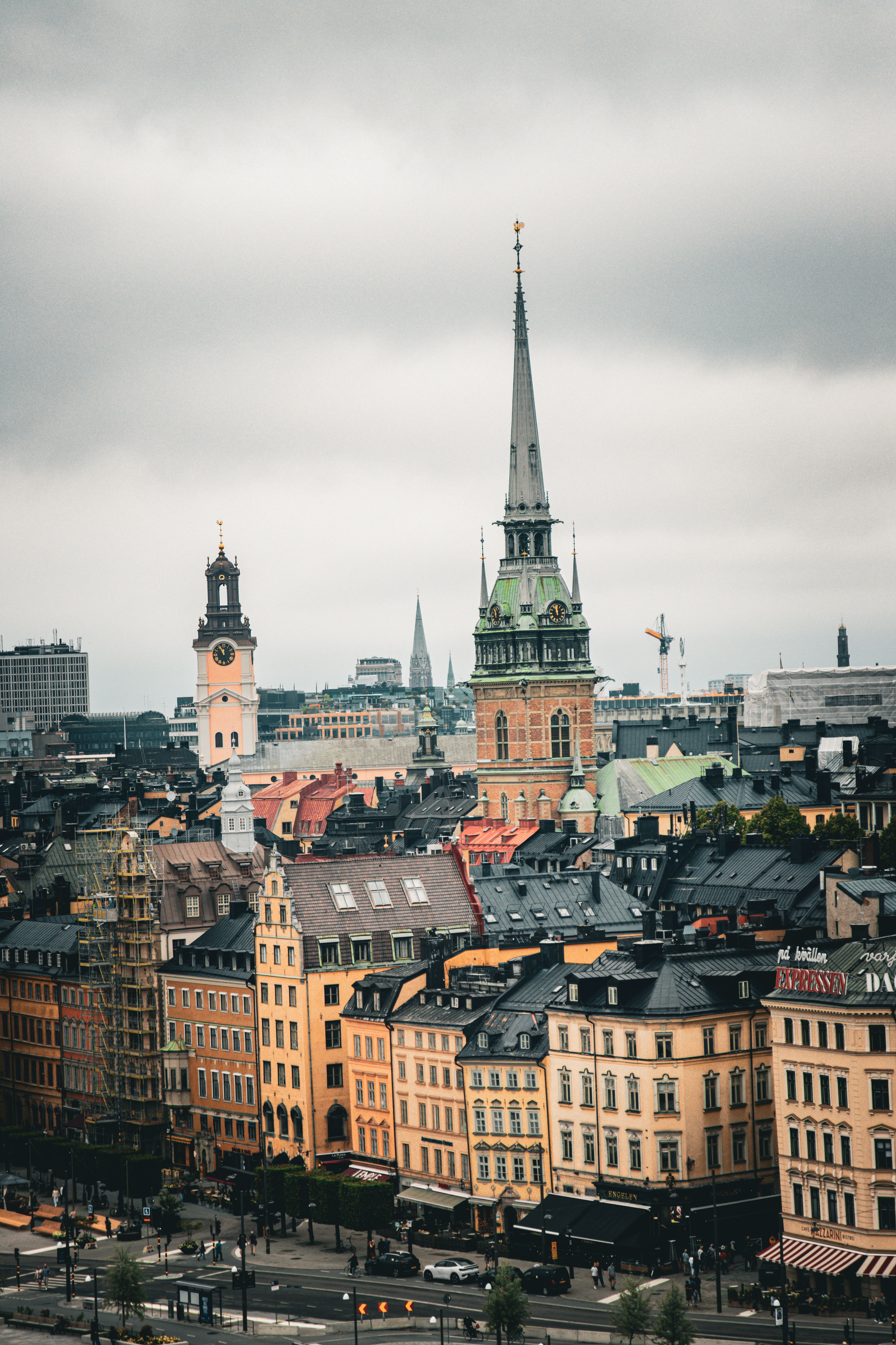 Scenic Stockholm Cityscape with Historic Architecture · Free Stock Photo