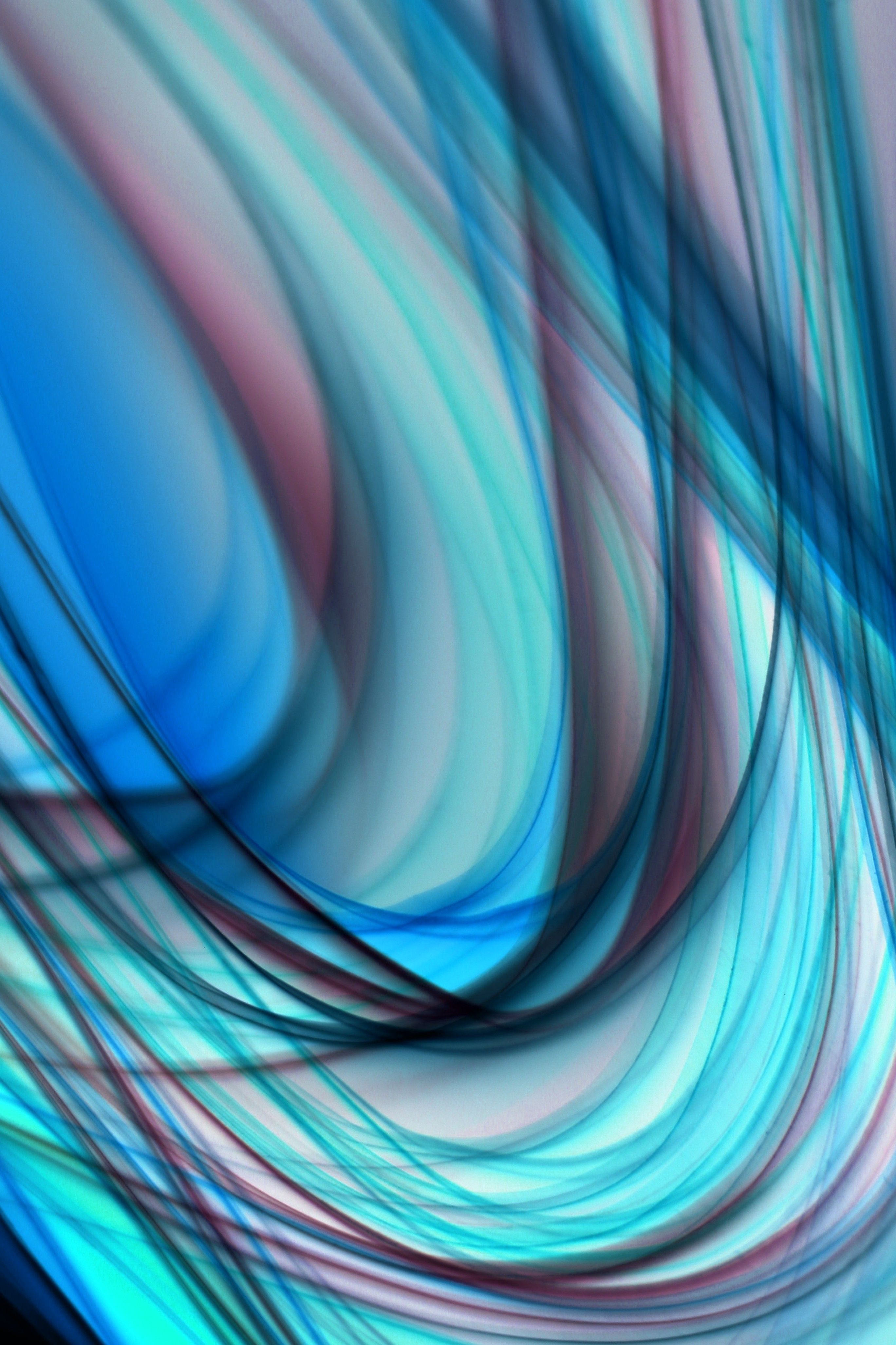 Abstract Colorful Swirling Waves Art Design · Free Stock Photo