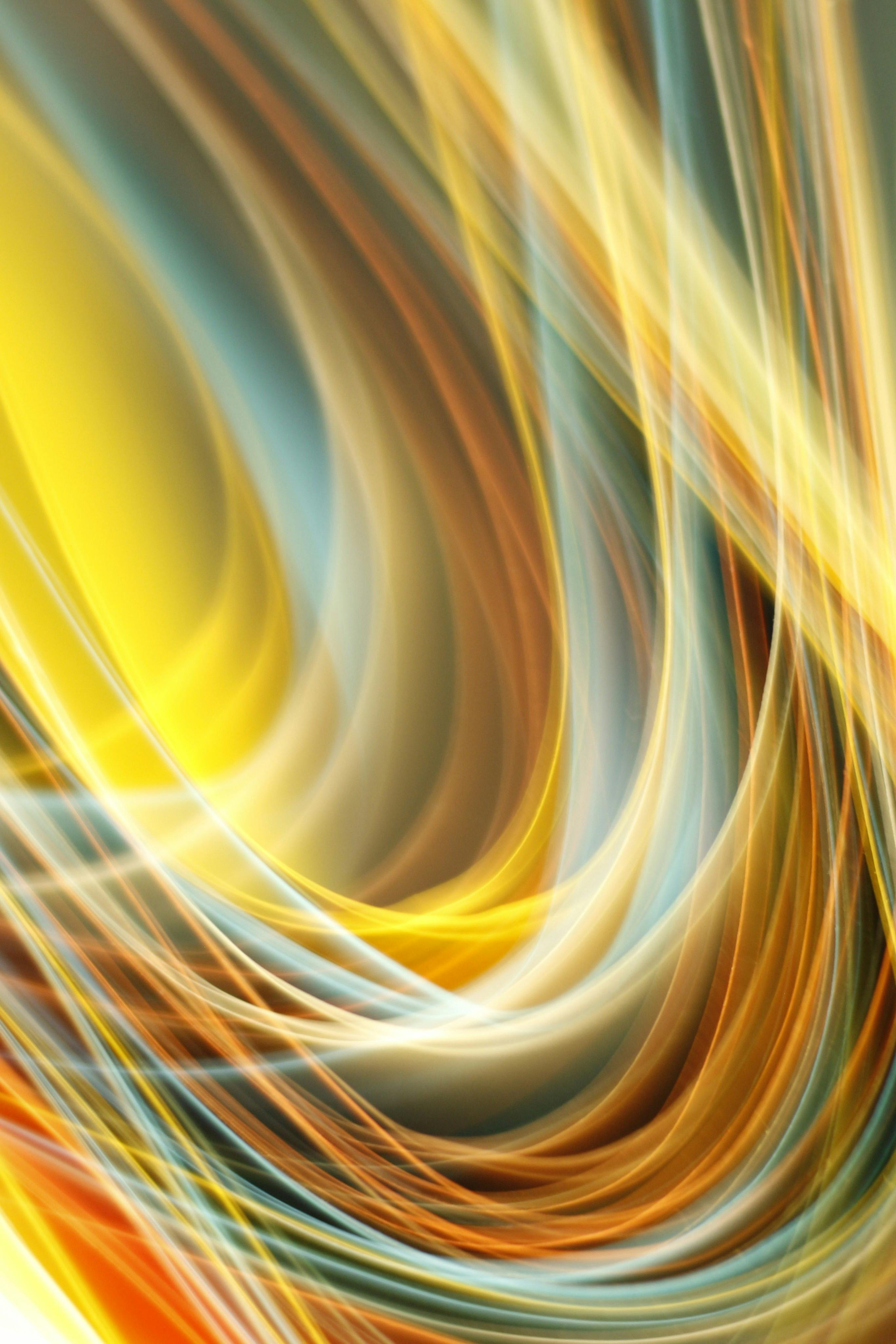 Vibrant Abstract Light Waves in Motion · Free Stock Photo