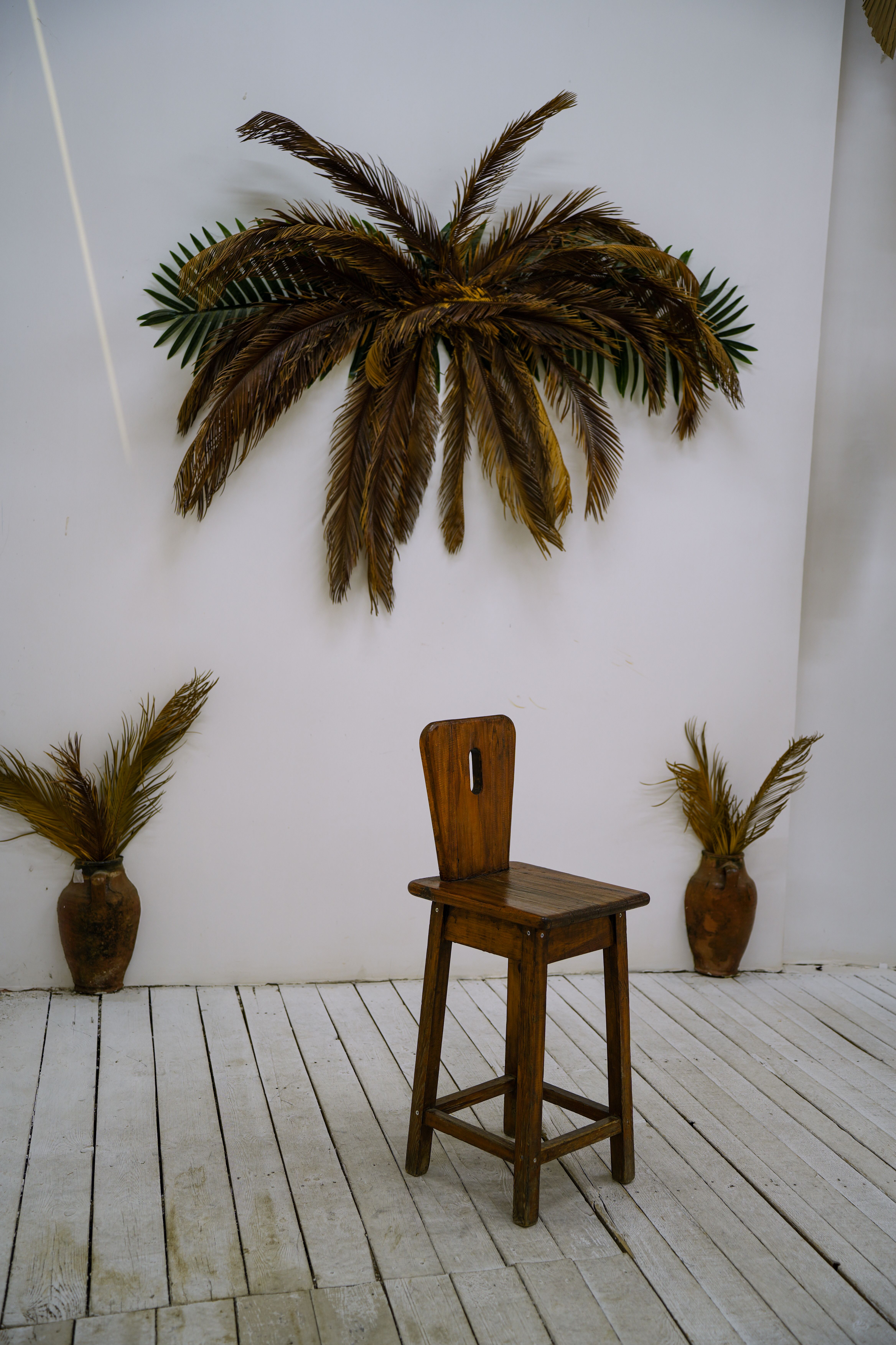 Rustic Interior with Wooden Chair and Decor · Free Stock Photo