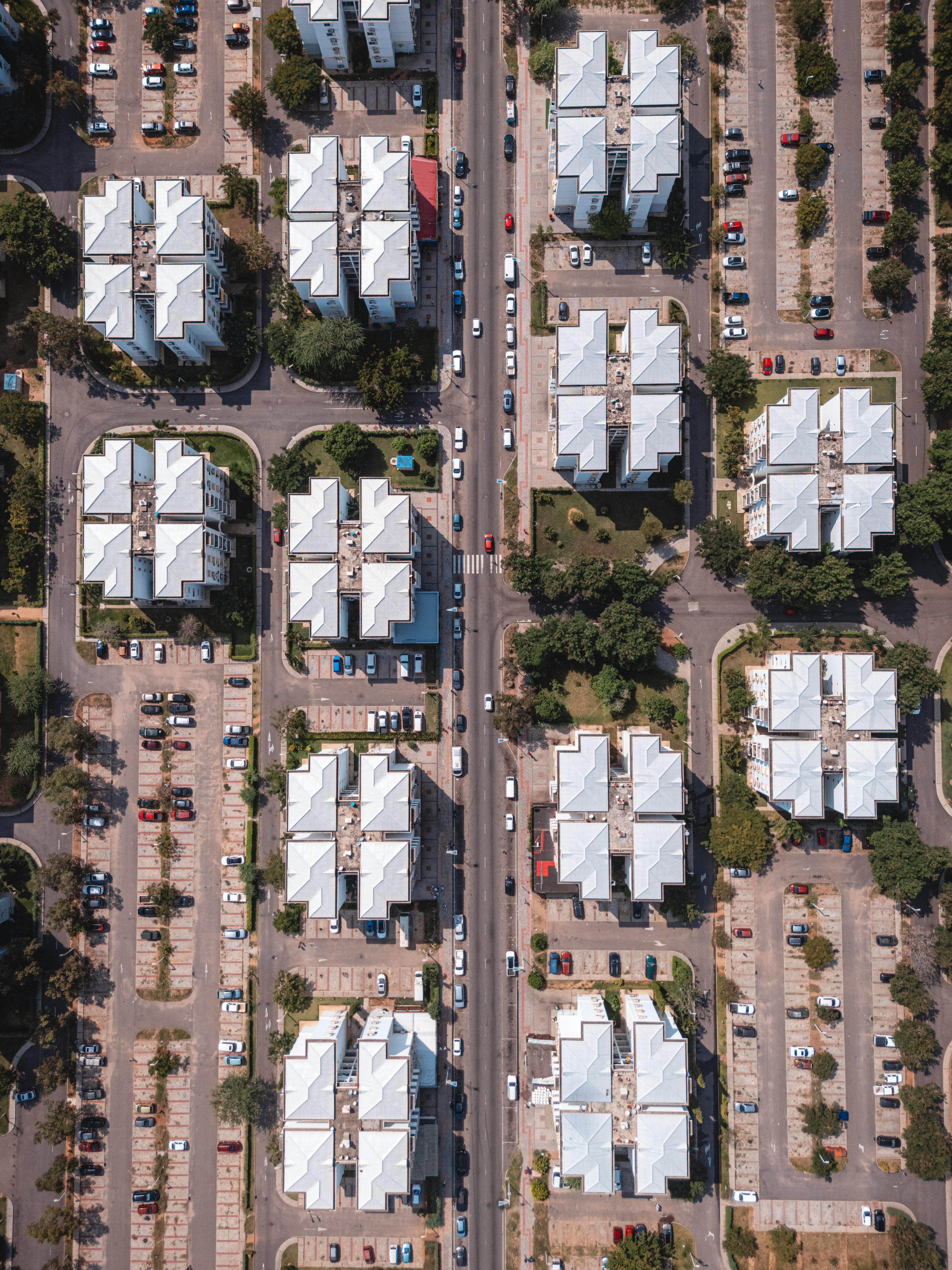Aerial View of Residential Complex in Kilamba, Luanda · Free Stock Photo
