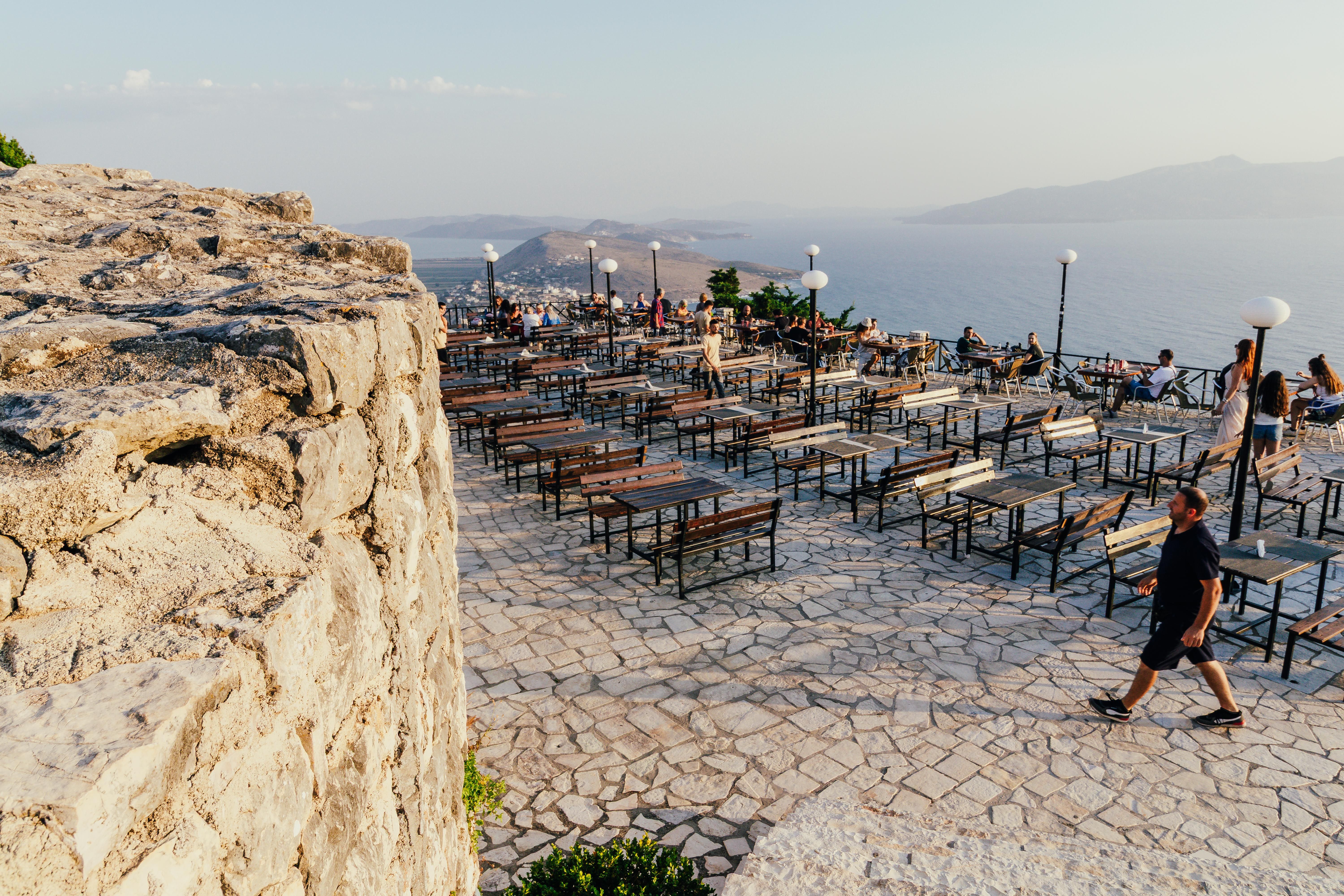 Scenic View from Lekursi Castle, Sarandë, Albania · Free Stock Photo