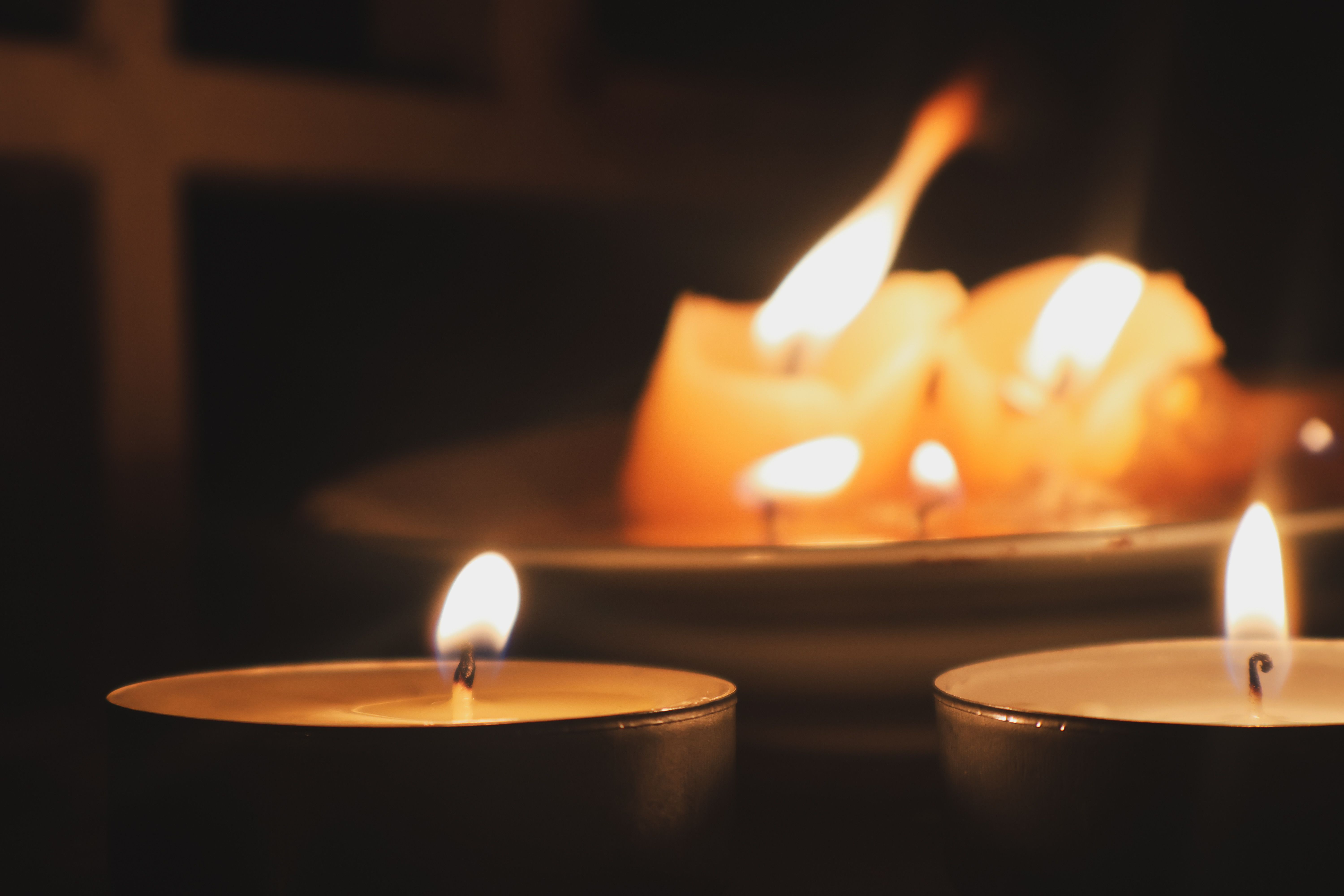 Selective Focus Photography of Lighted Candles · Free Stock Photo