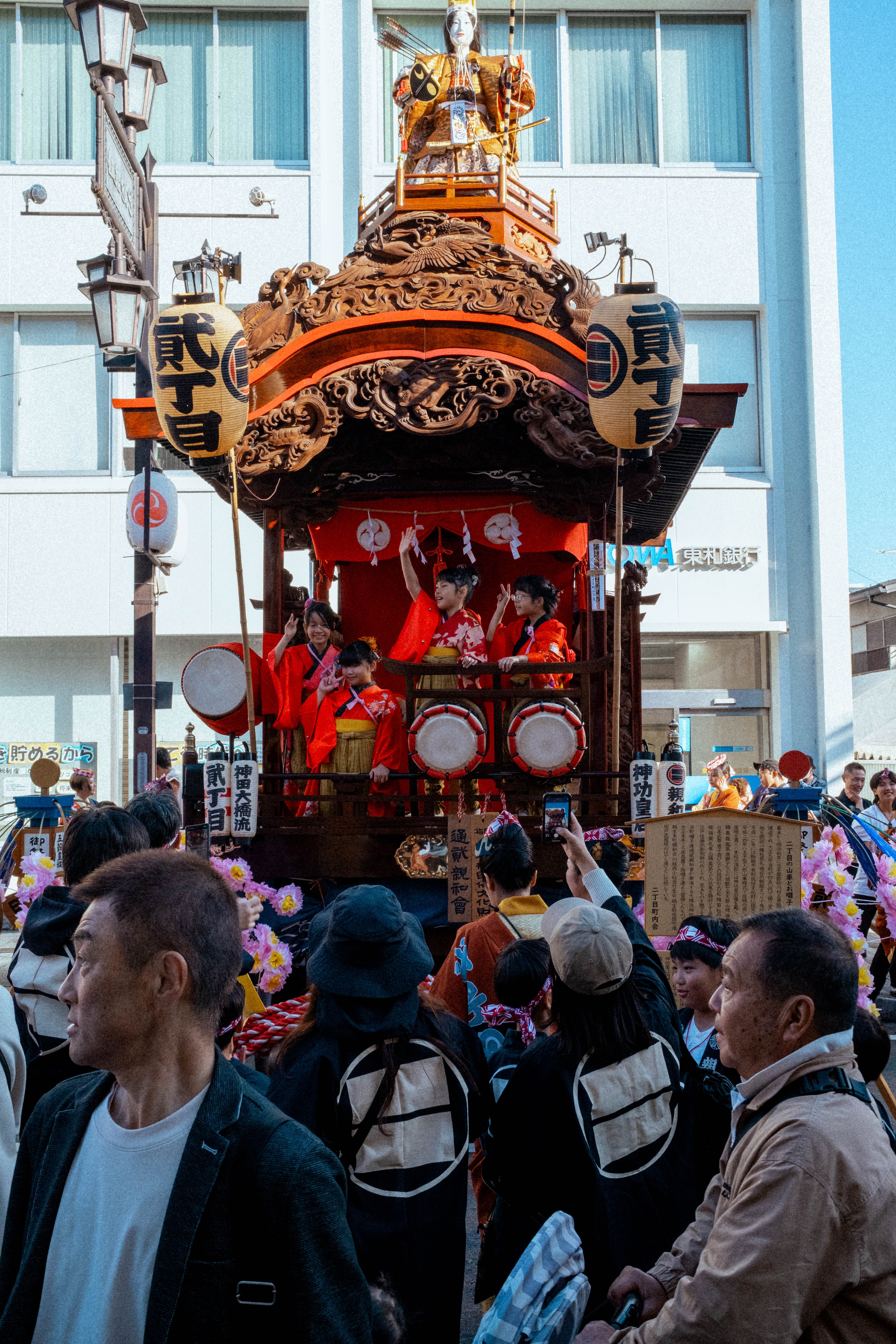 Traditional Japanese Float Parade in Festival · Free Stock Photo