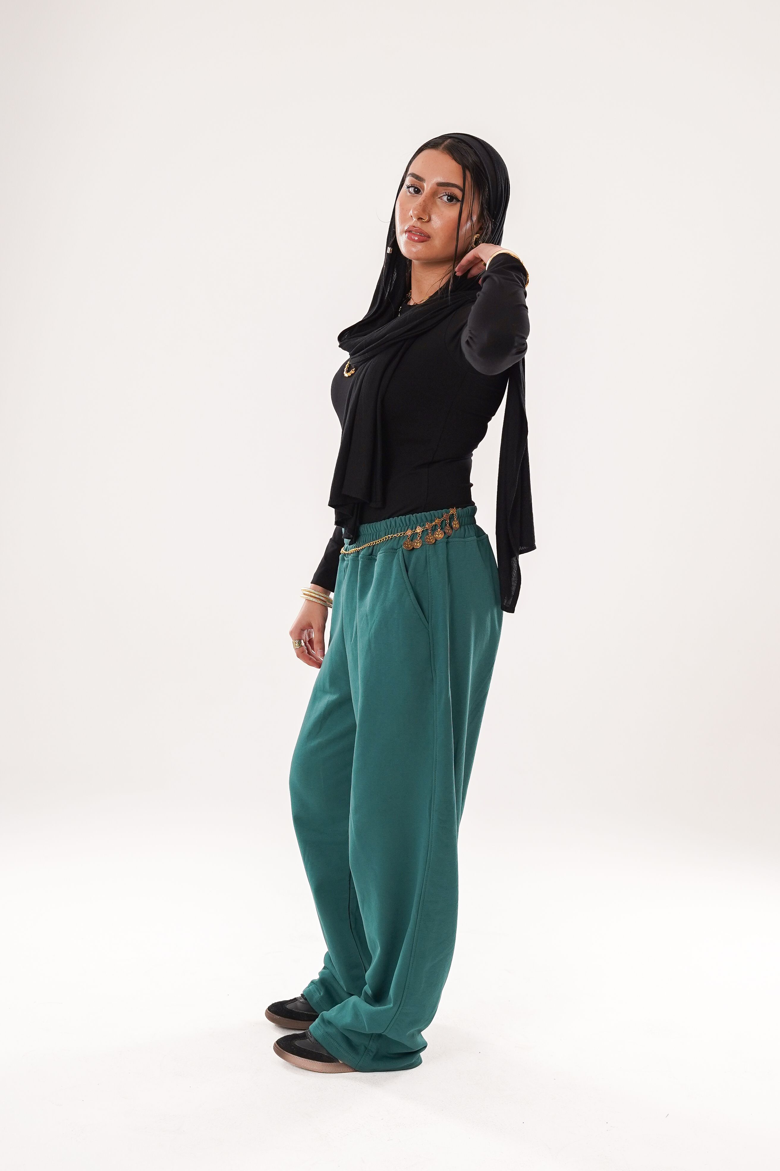 Stylish Woman Posing in Modern Fashion Outfit · Free Stock Photo