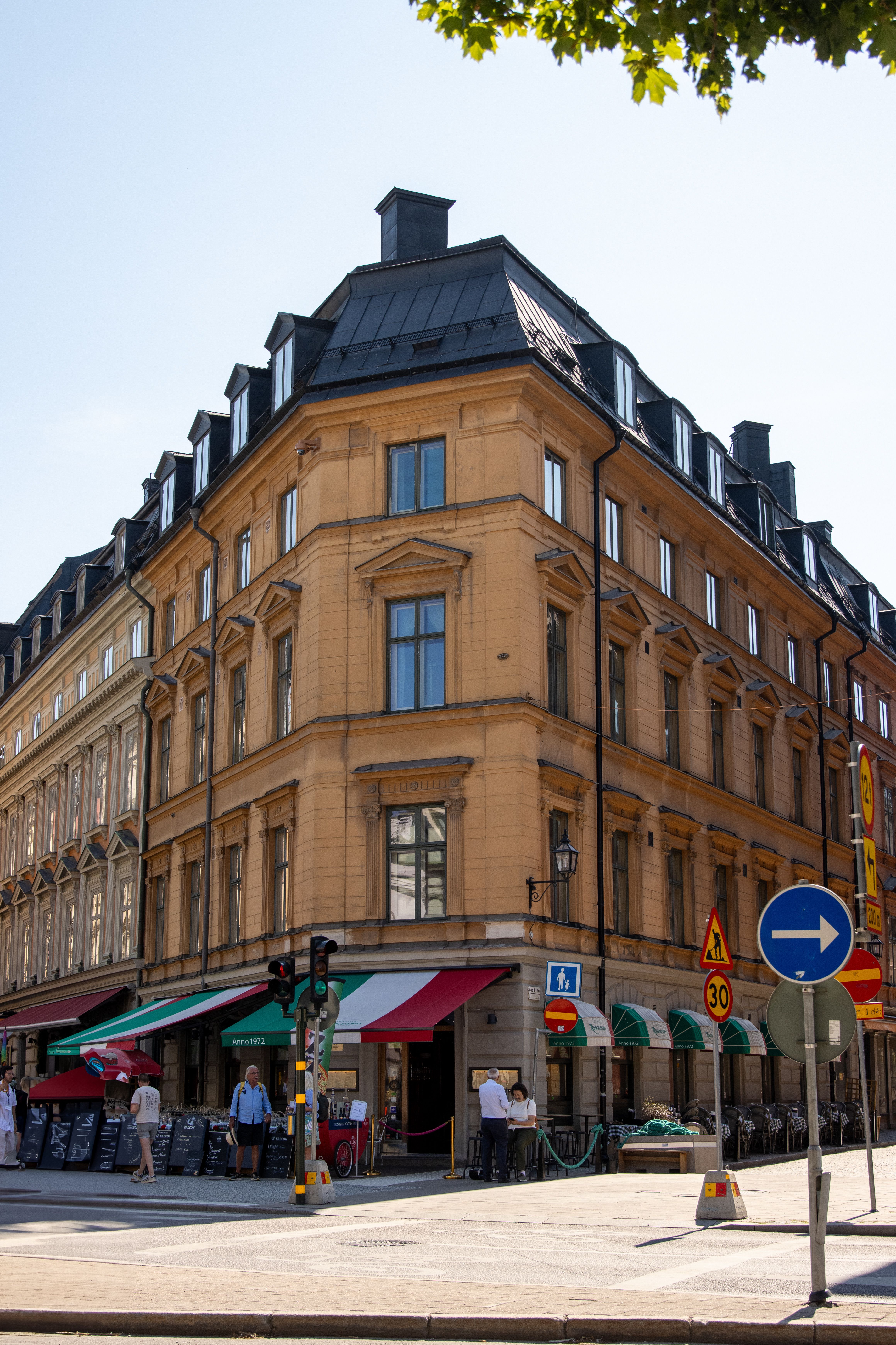 Classic European Architecture in Stockholm Street Scene · Free Stock Photo