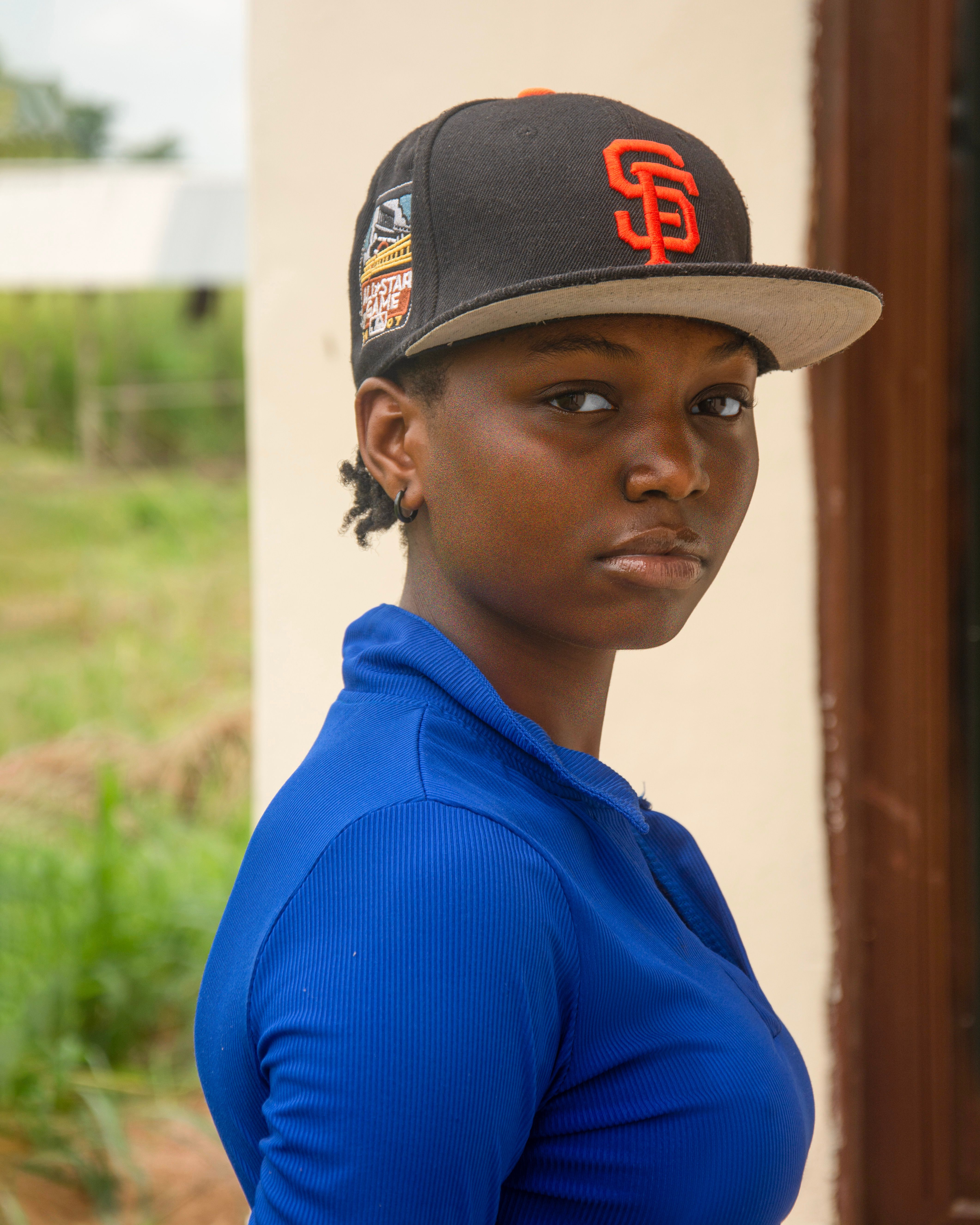 Retrato De Una Joven En Ado Ekiti, Nigeria · Foto de stock gratuita