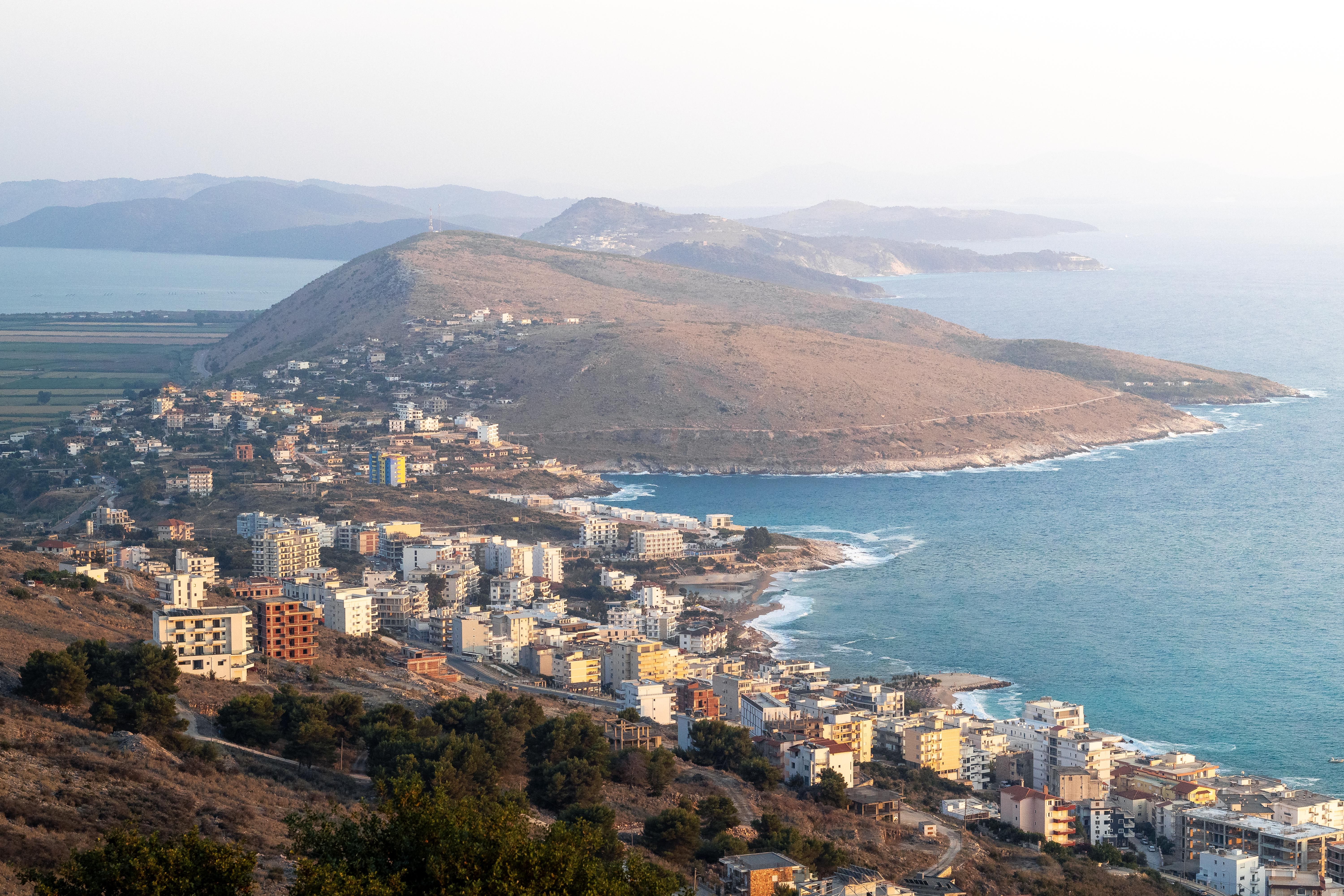 Scenic View from Lekursi Castle, Sarandë, Albania · Free Stock Photo