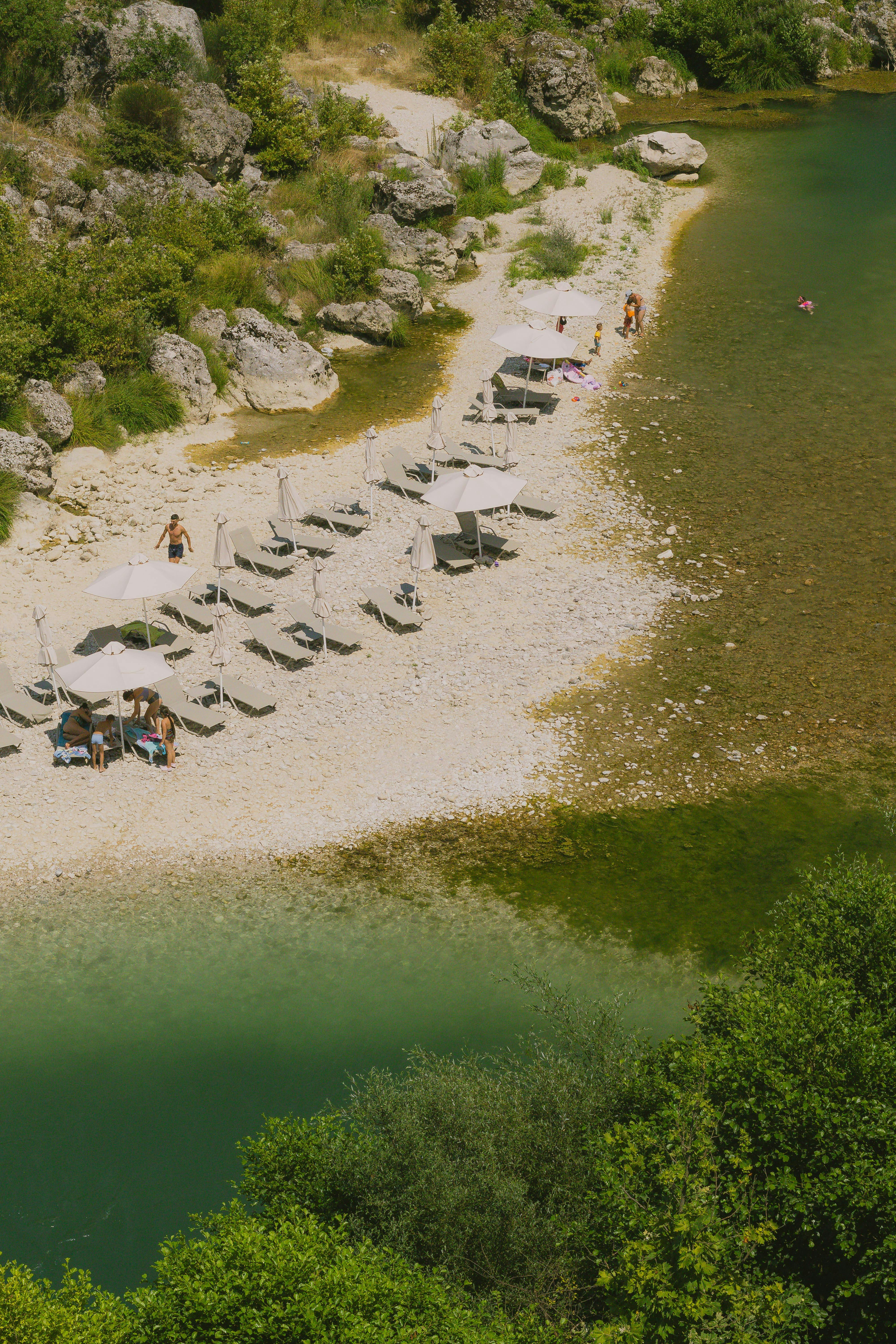 Idyllic Riverside Beach in Albania's Wilderness · Free Stock Photo
