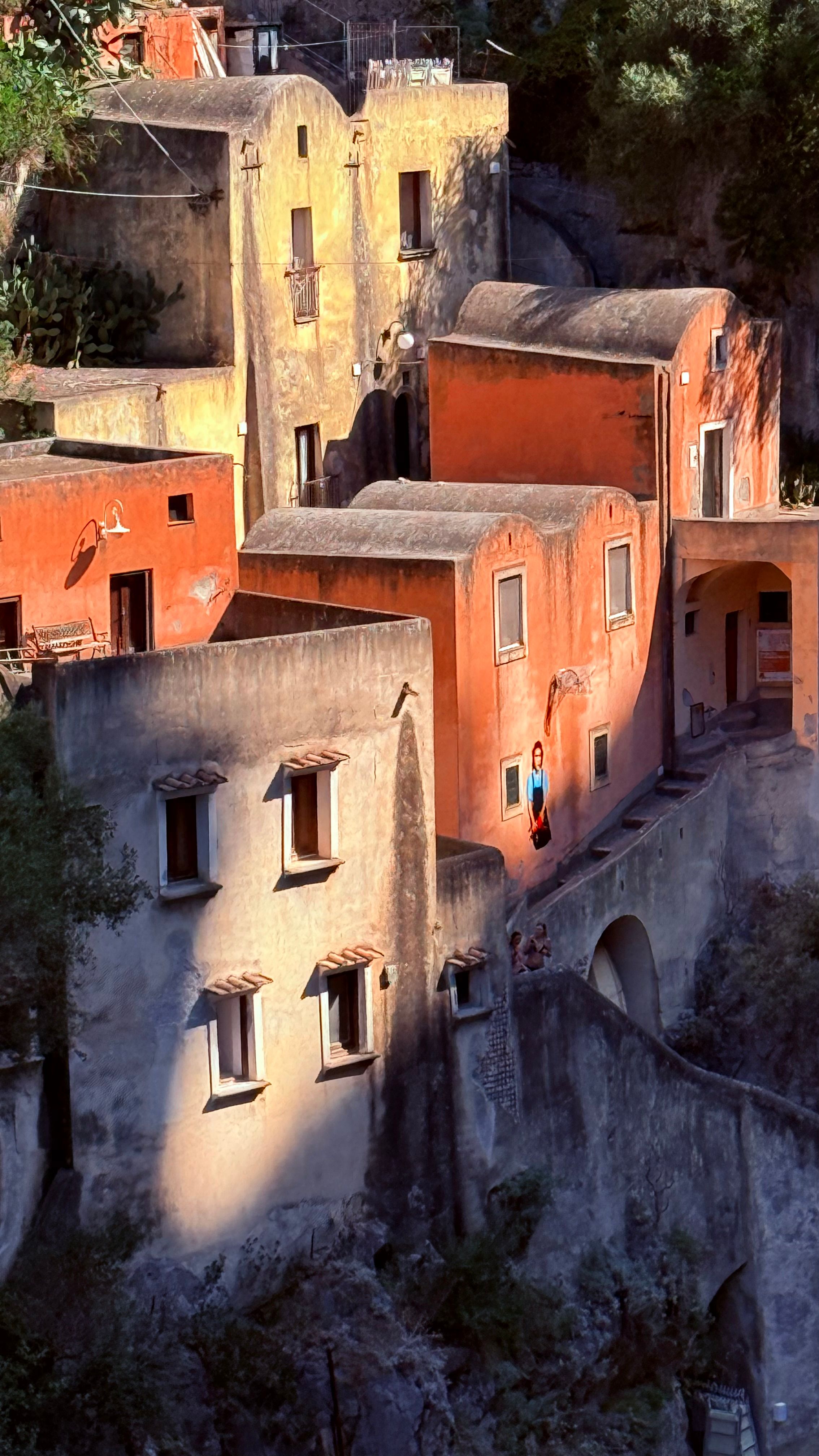 Historic Italian Village Houses at Sunset · Free Stock Photo