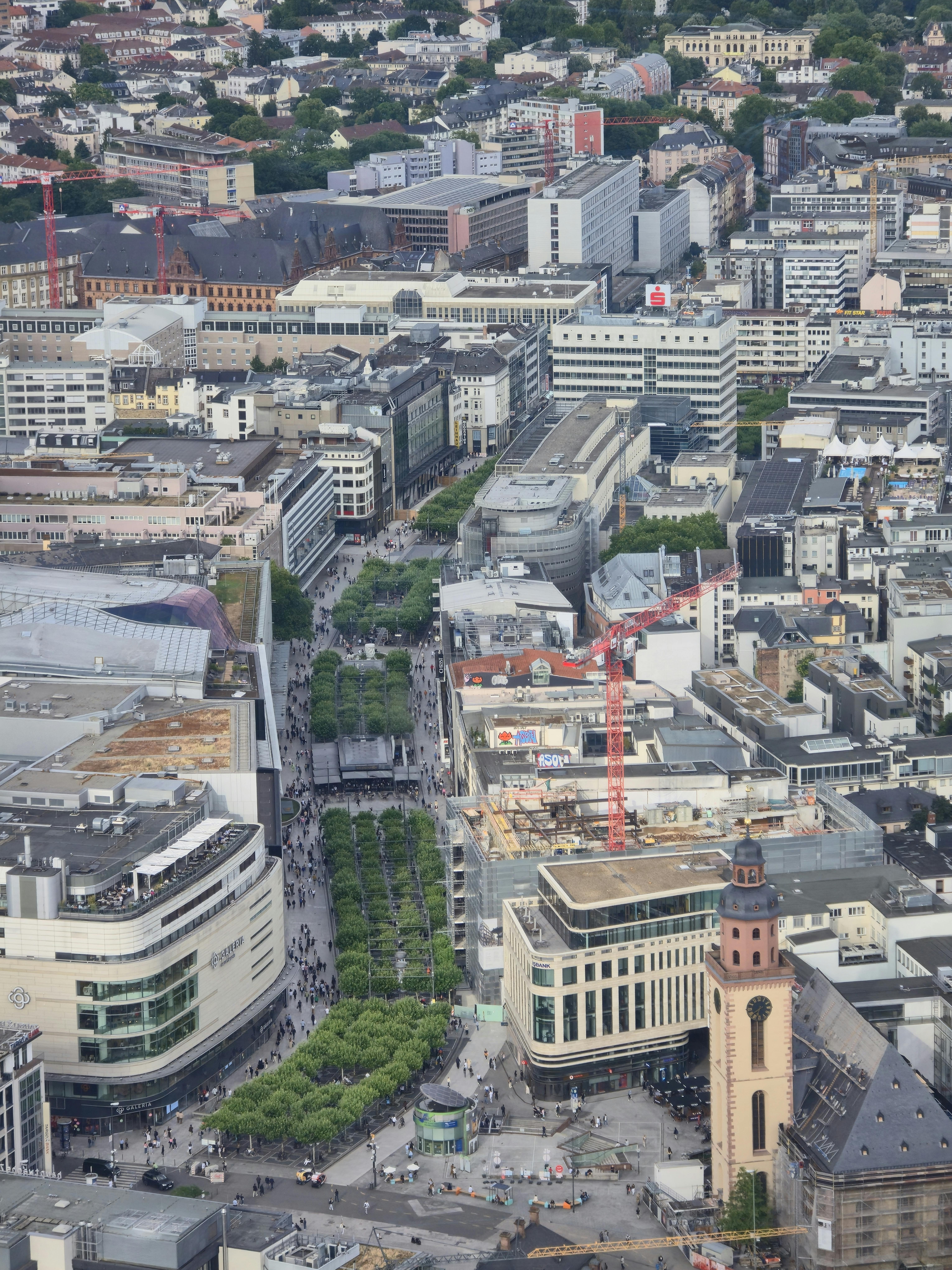 Aerial View of Urban Cityscape with Landmark · Free Stock Photo