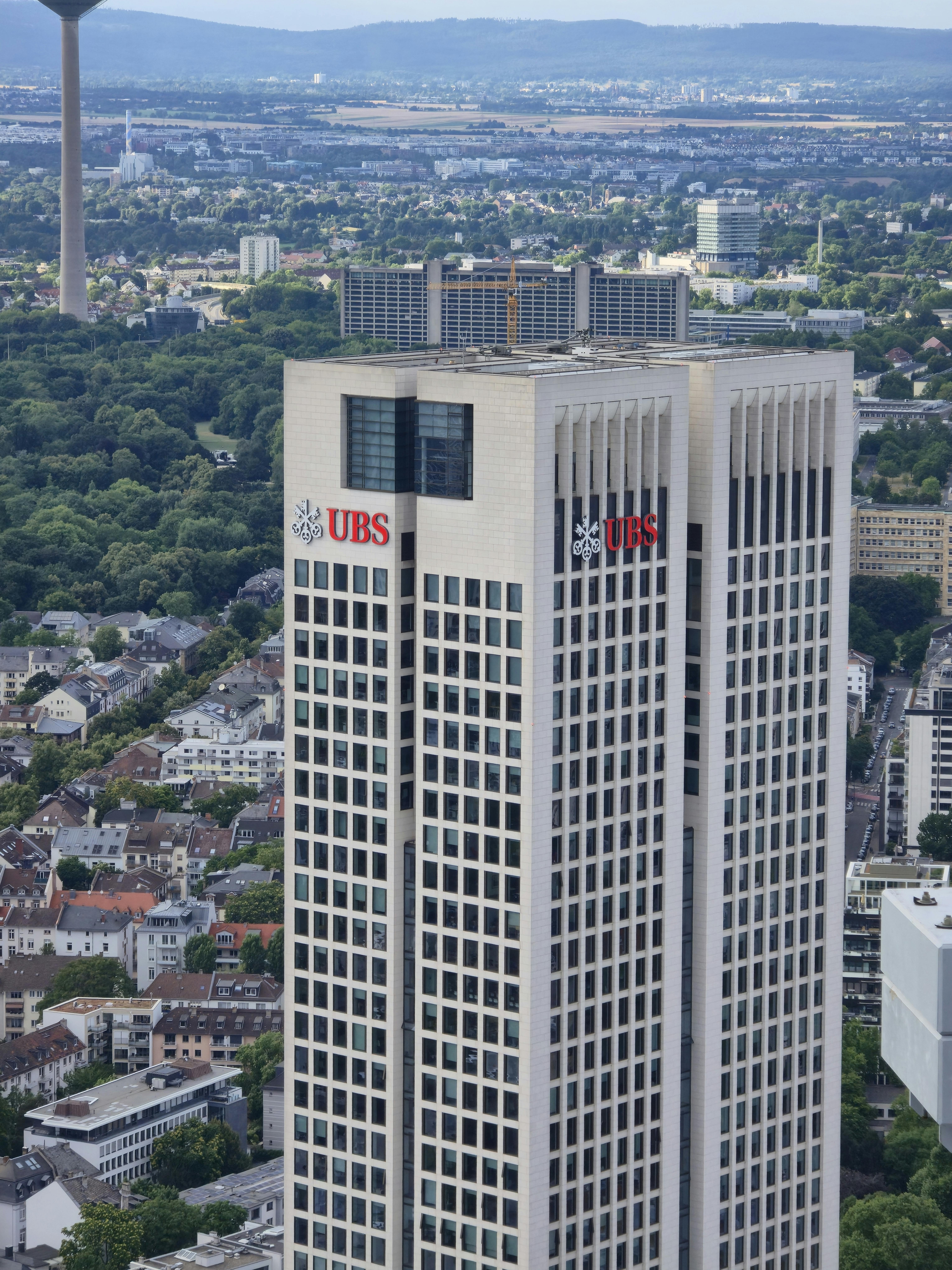 Aerial View of UBS Tower in Urban Landscape · Free Stock Photo