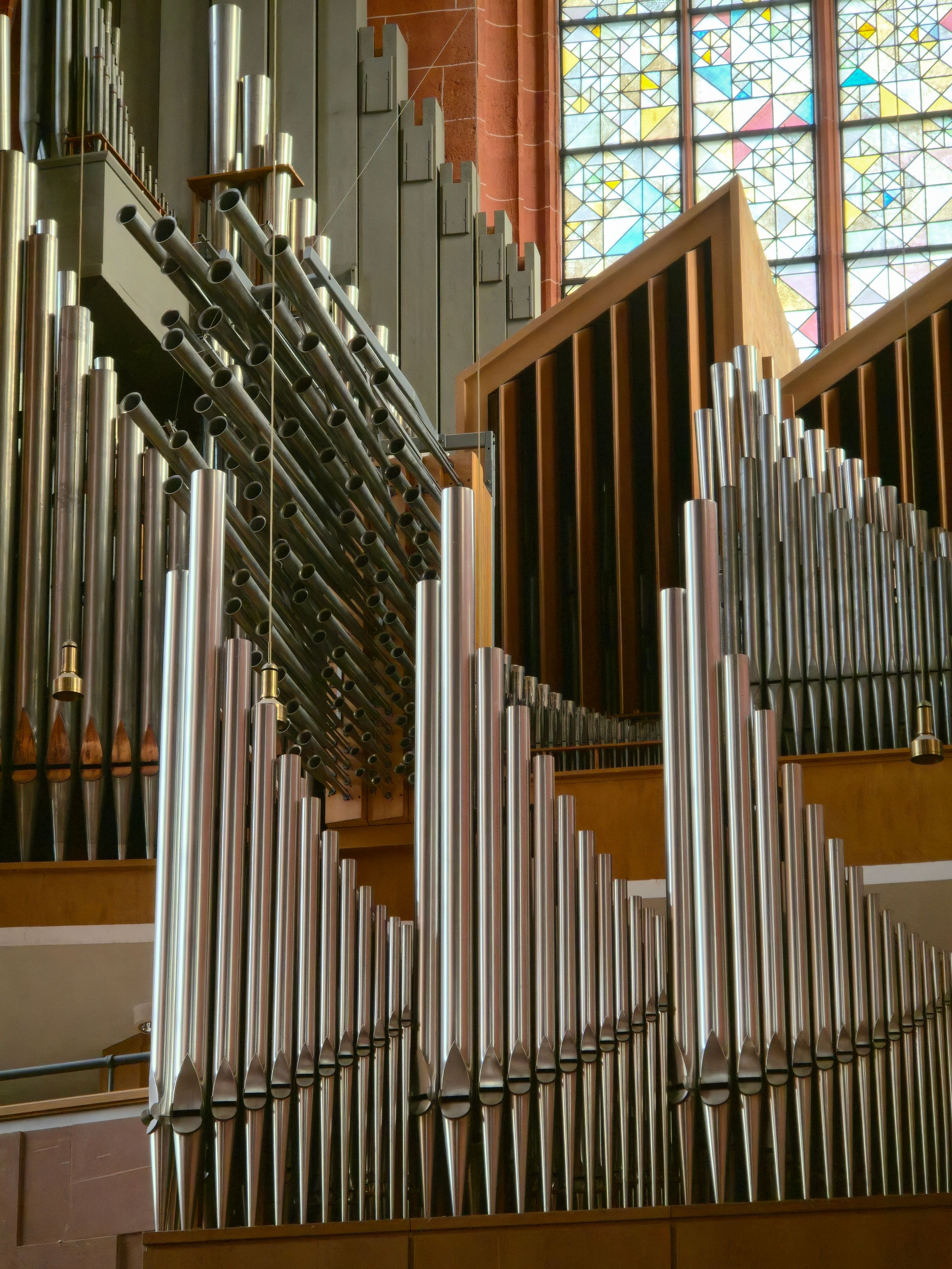 Elegant Pipe Organ in Historic Church Interior · Free Stock Photo