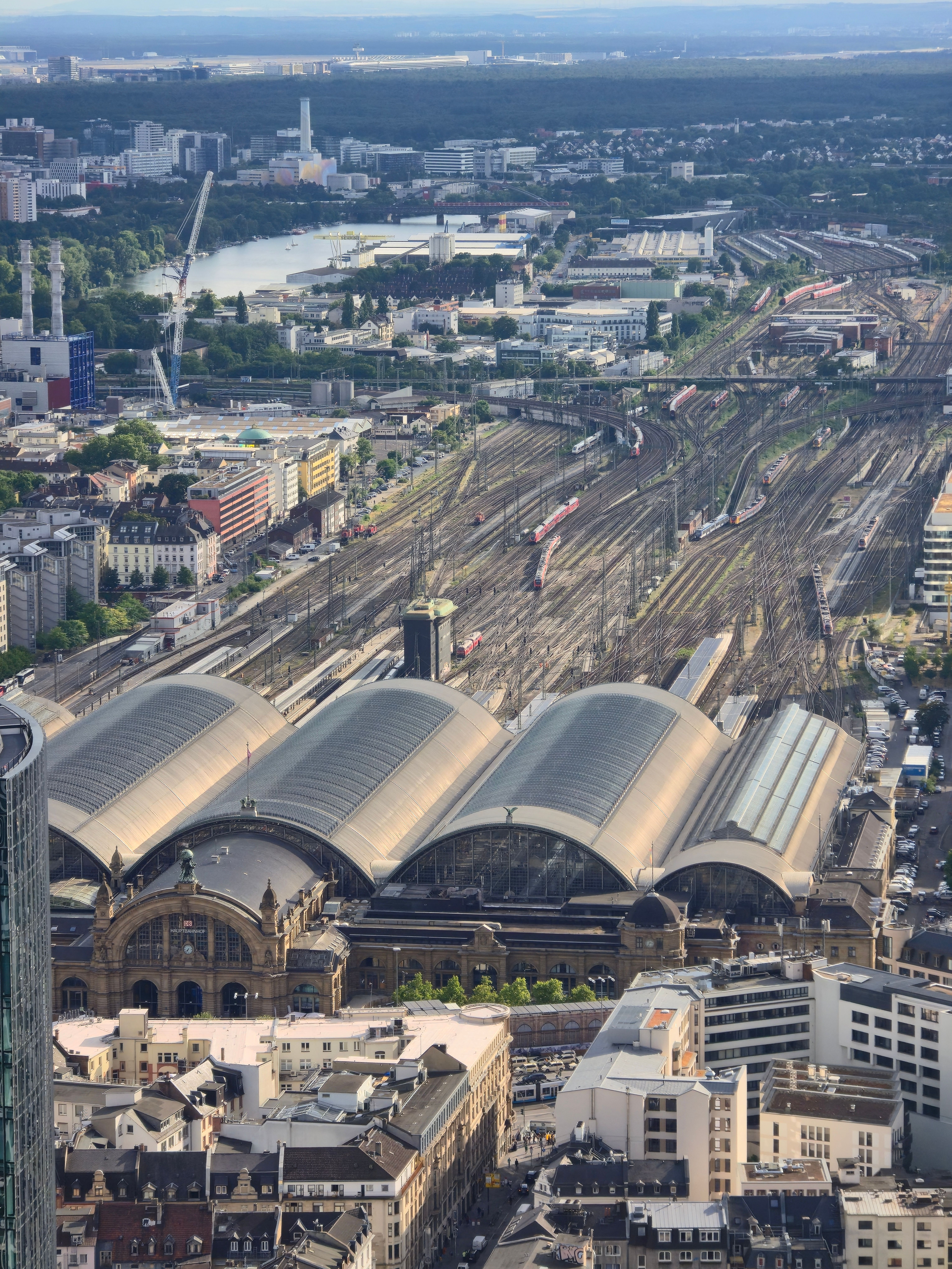 Aerial View of Central Train Station Architecture · Free Stock Photo