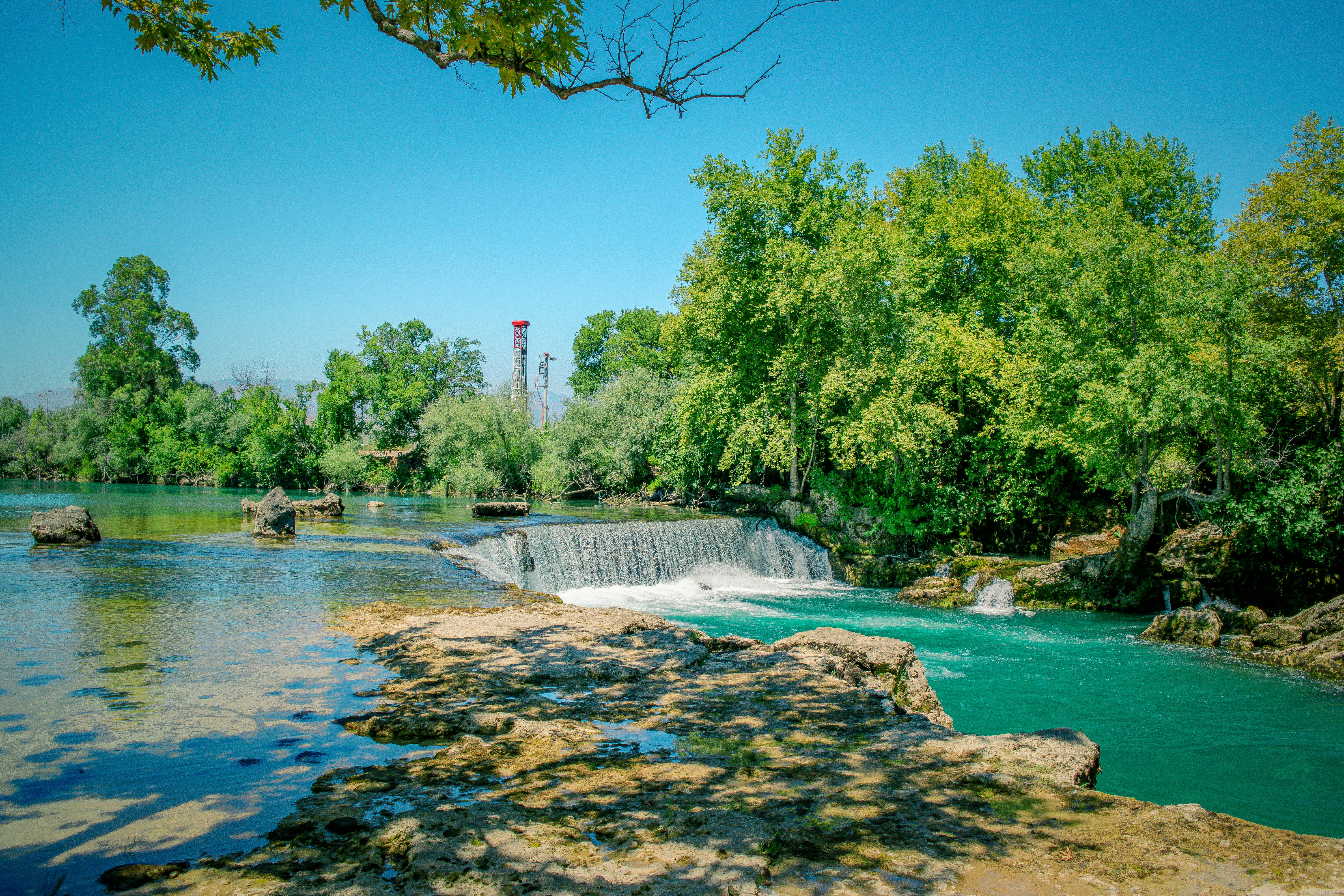 Scenic View of Manavgat Waterfall, Türkiye · Free Stock Photo