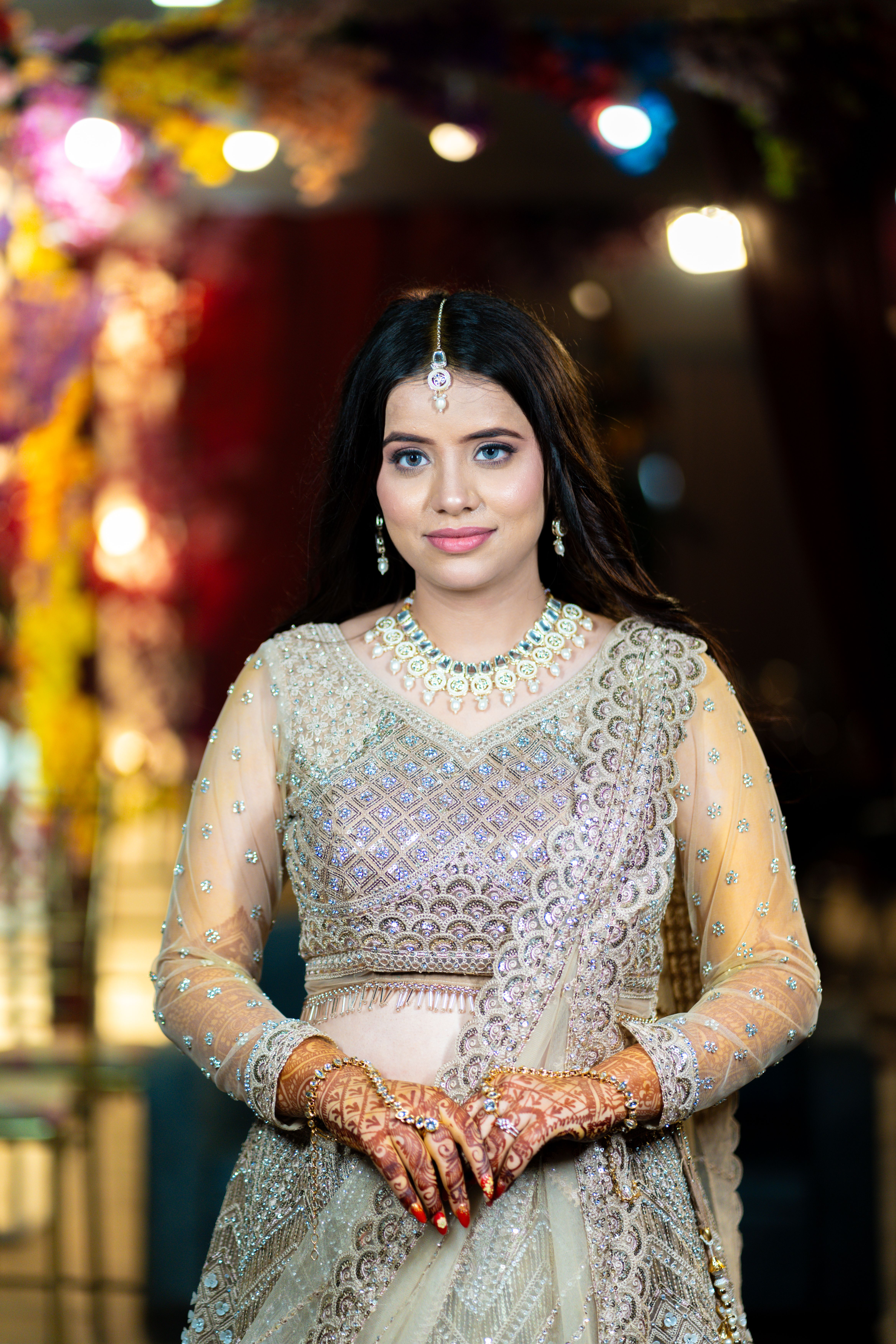 Elegant Indian Bride in Traditional Attire · Free Stock Photo