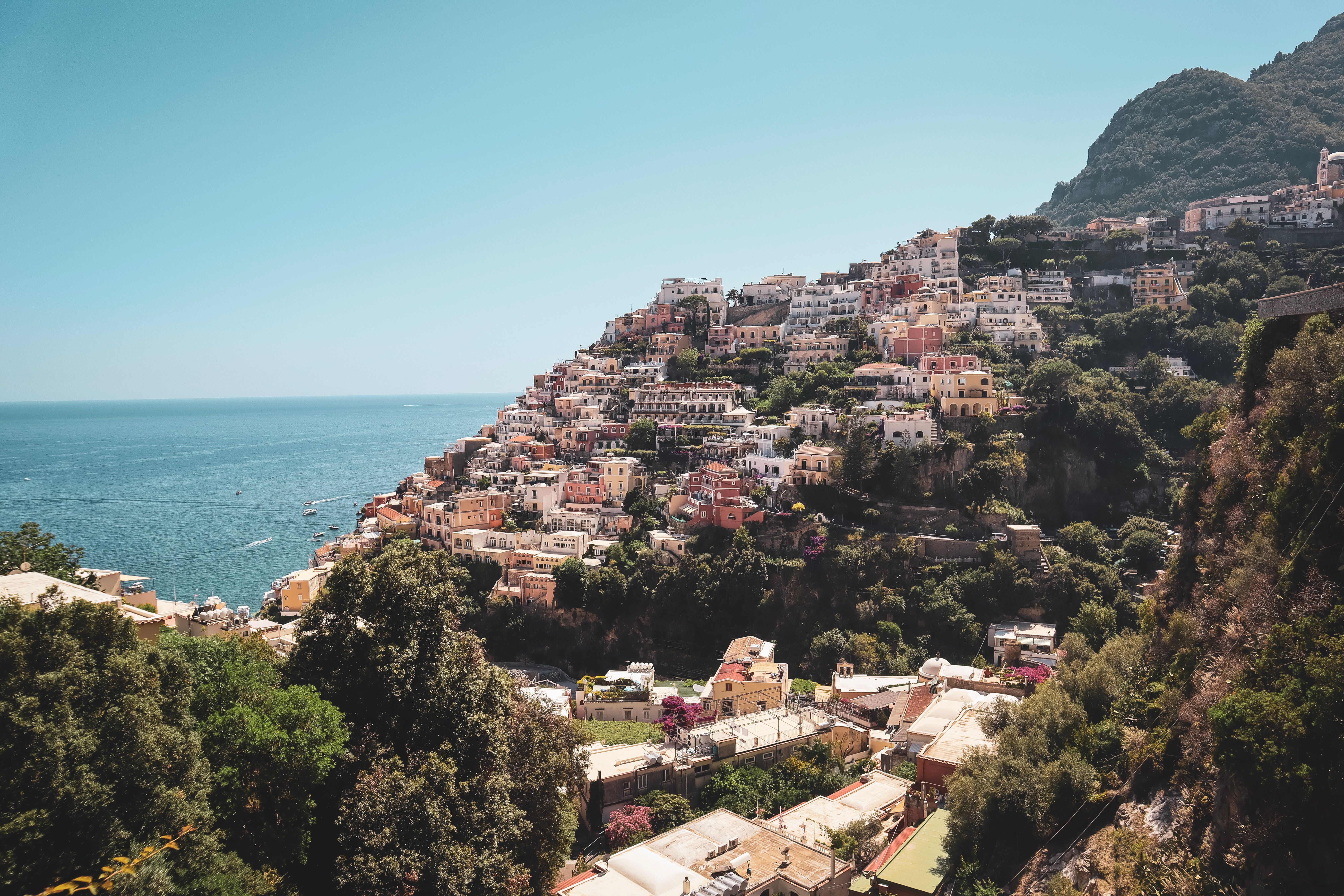 Scenic View of Positano, Italy's Amalfi Coast · Free Stock Photo