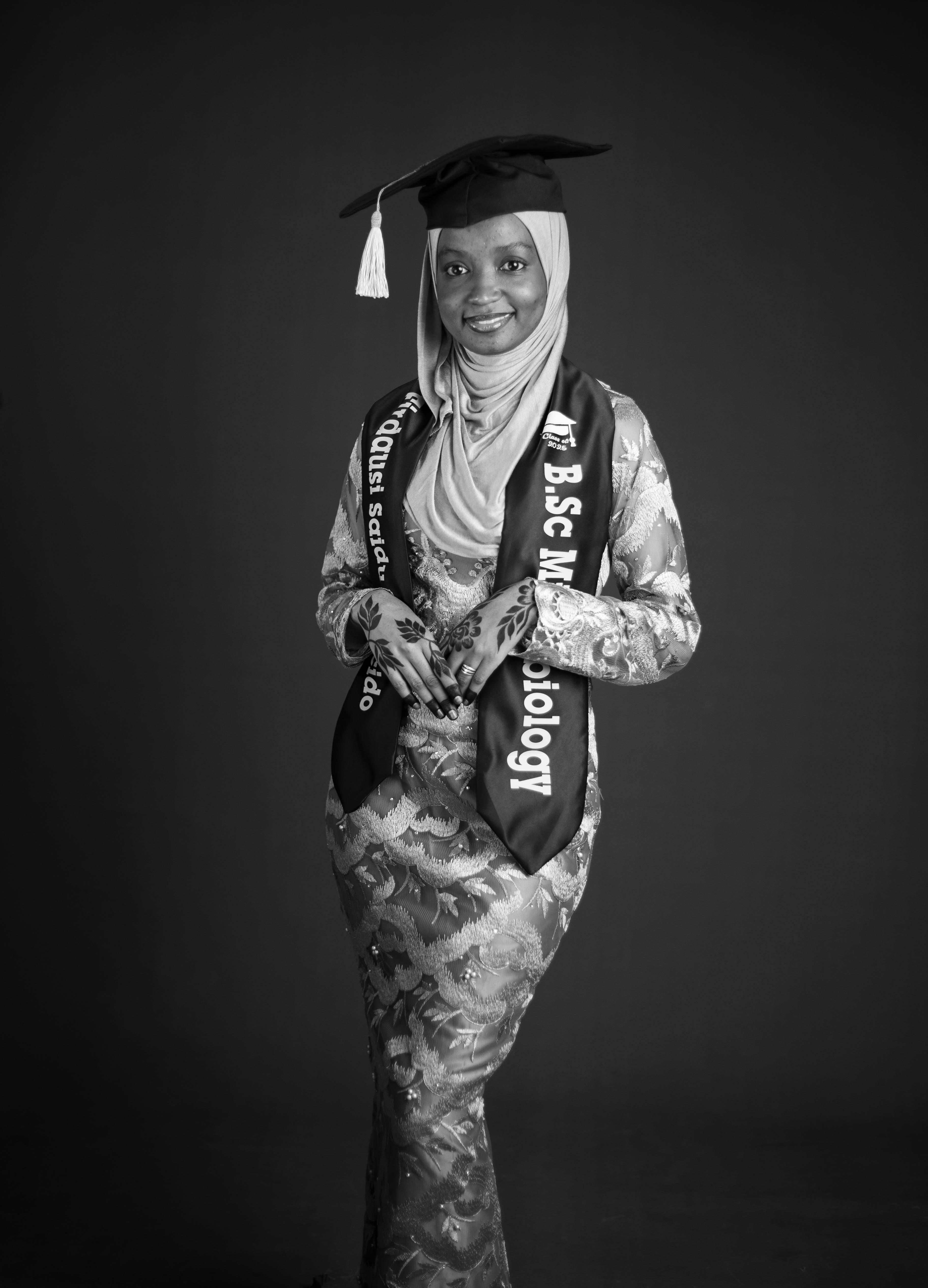 Graduation Portrait of a Microbiology Graduate · Free Stock Photo