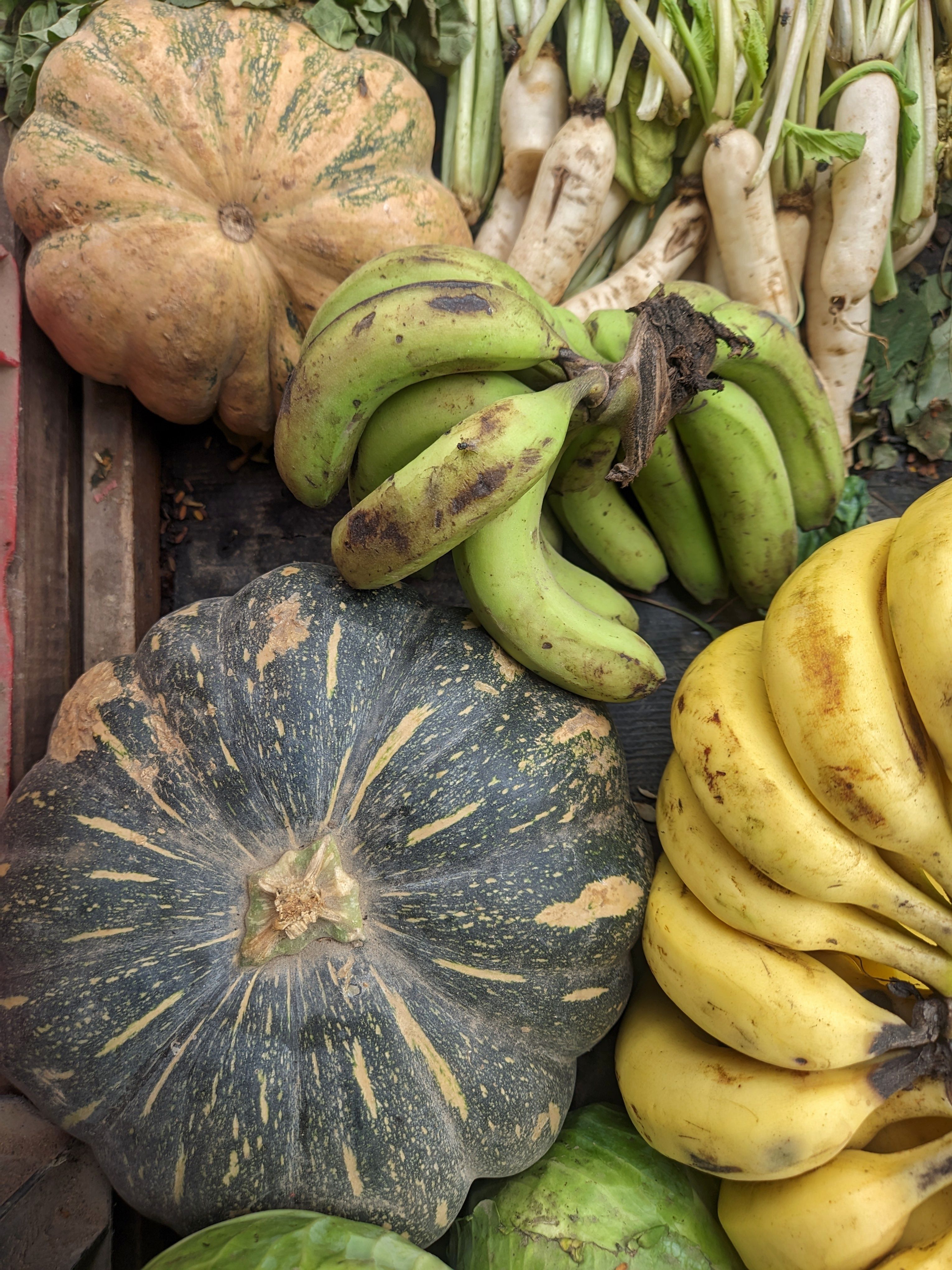 Fresh Produce Assortment at Market Stall · Free Stock Photo